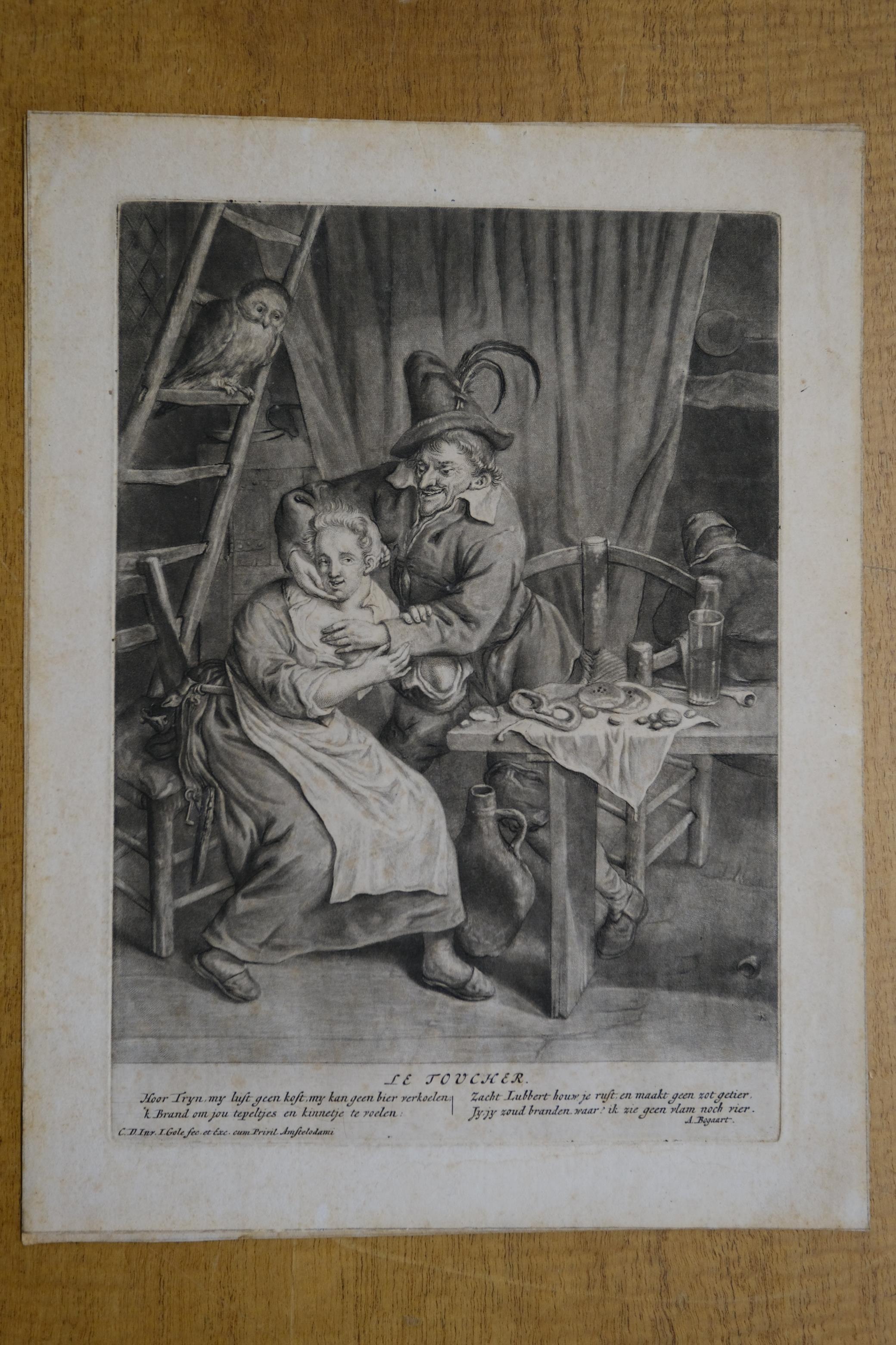 Lot 257 - Gole (J. 1660- 1737). The Five Senses,