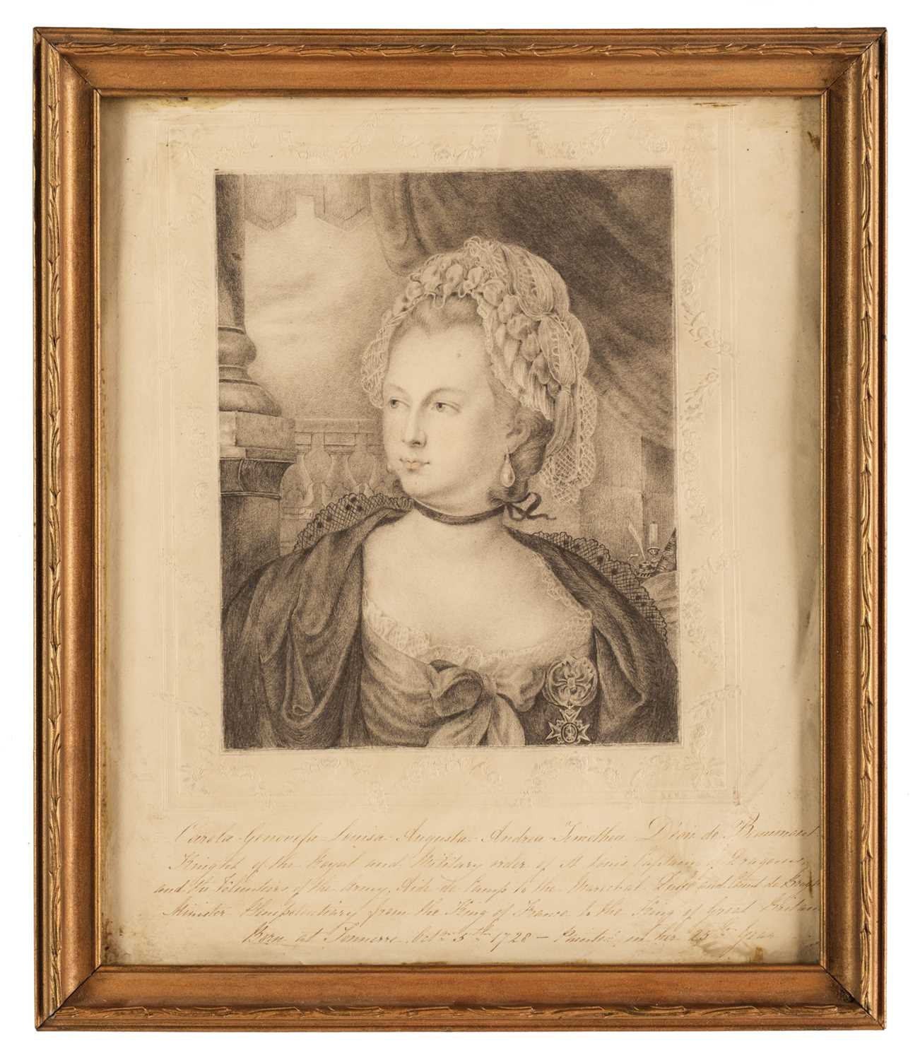 Lot 194 - Chevalière d'Éon (1728-1810). Portrait of