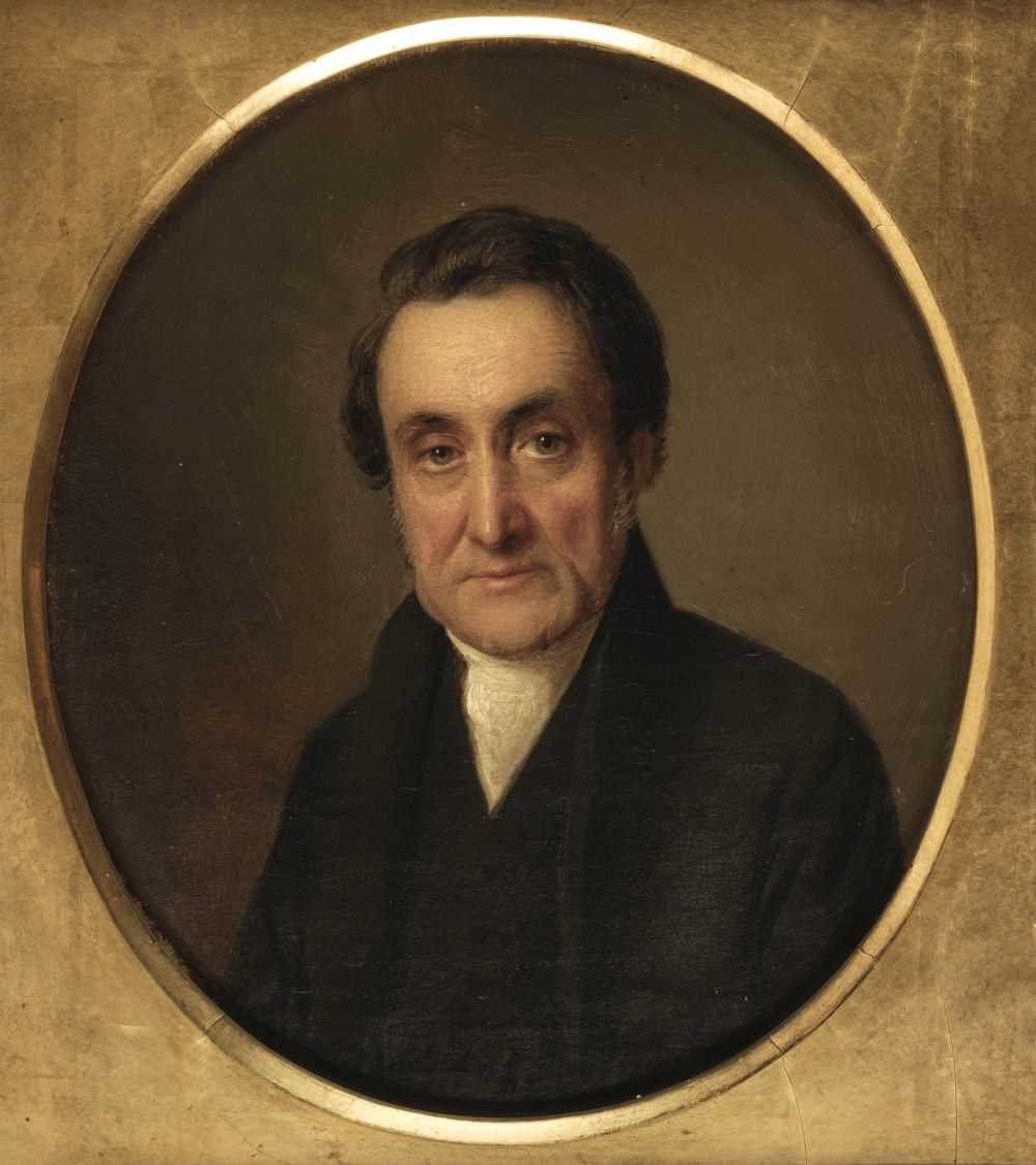 Lot 109 - Quaker Portraits. A group of six head and