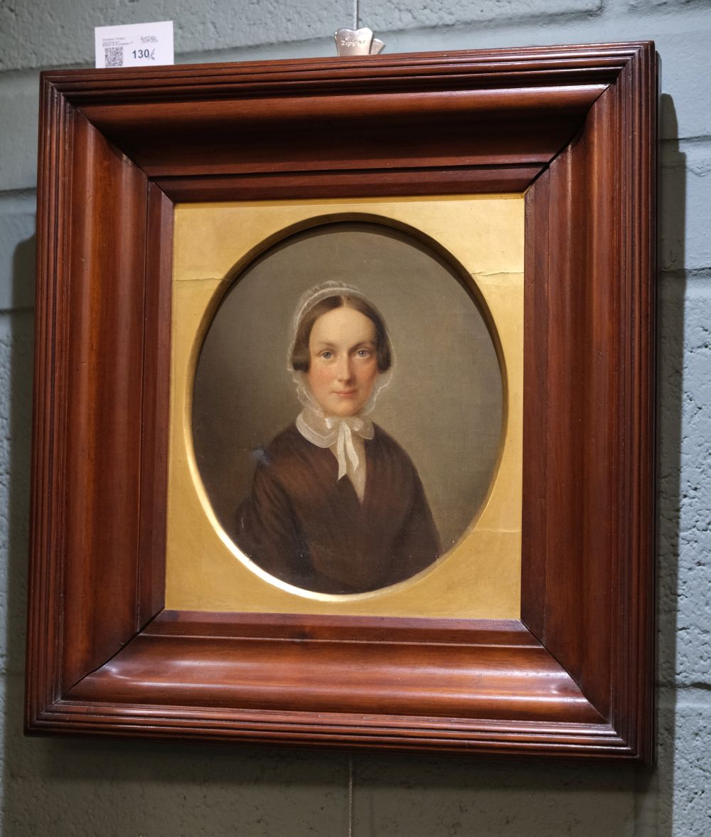Lot 109 - Quaker Portraits. A group of six head and