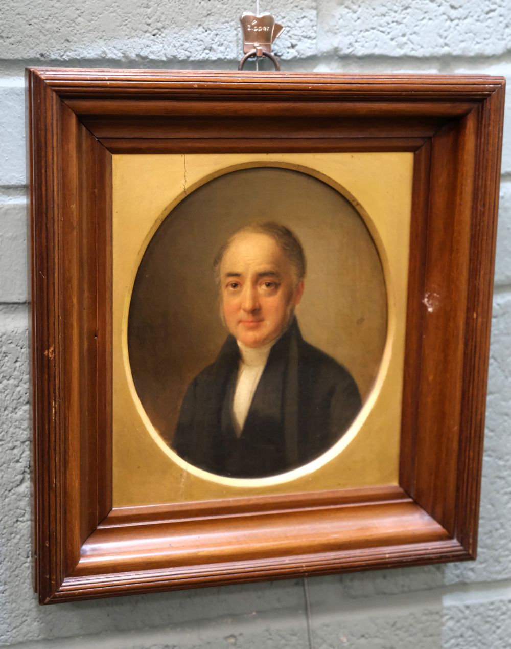 Lot 109 - Quaker Portraits. A group of six head and
