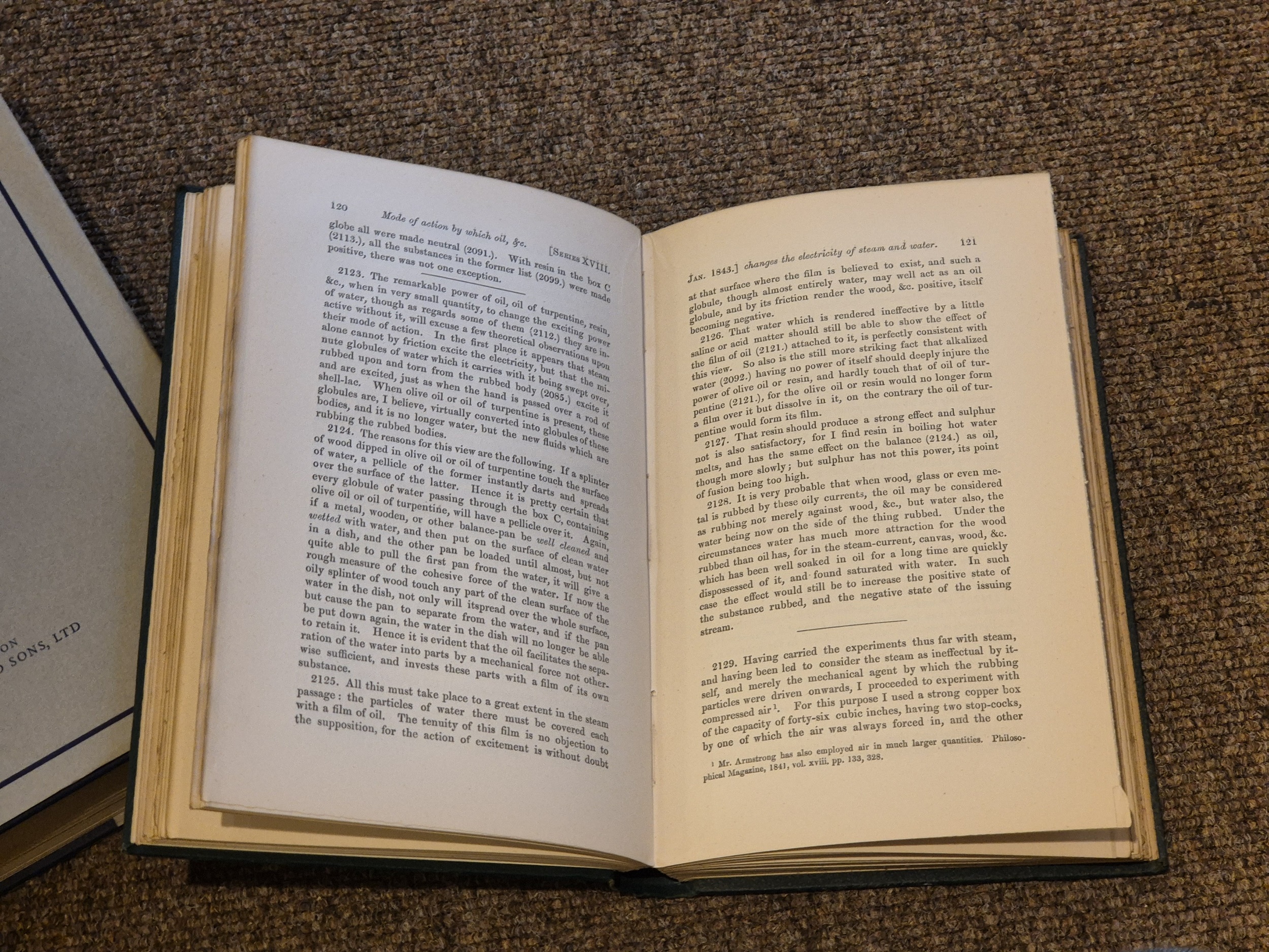 Lot 413 - Faraday (Michael). Faraday's Diary, 8 vols