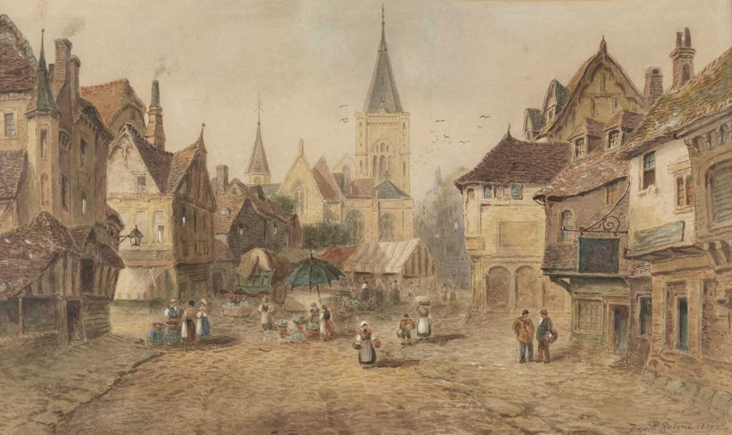 Lot 235 - Roberts (David, 19th Century). Street Scene,