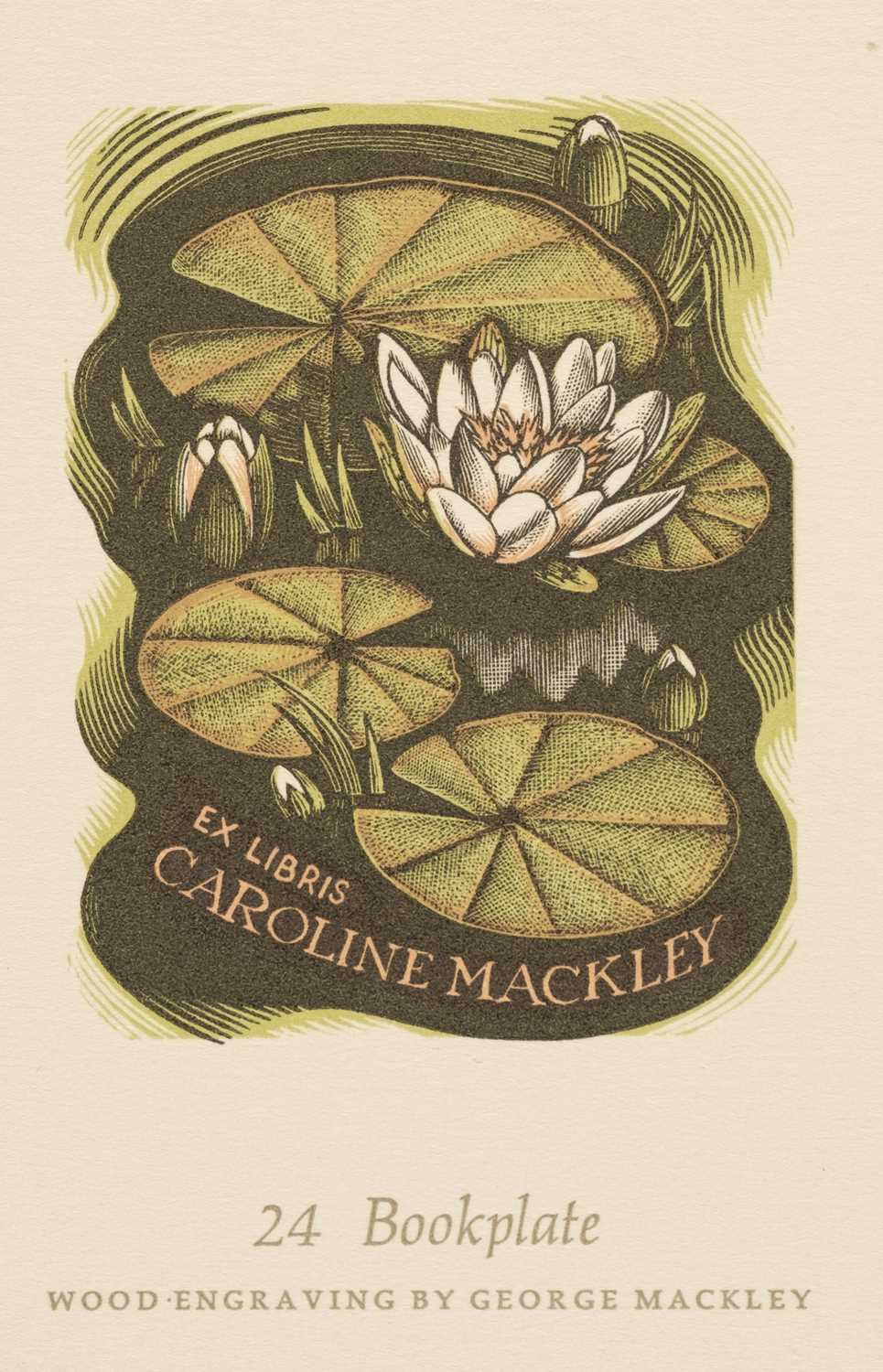 Lot 399 - Mackley (George, 1900-1983). Engraved in the