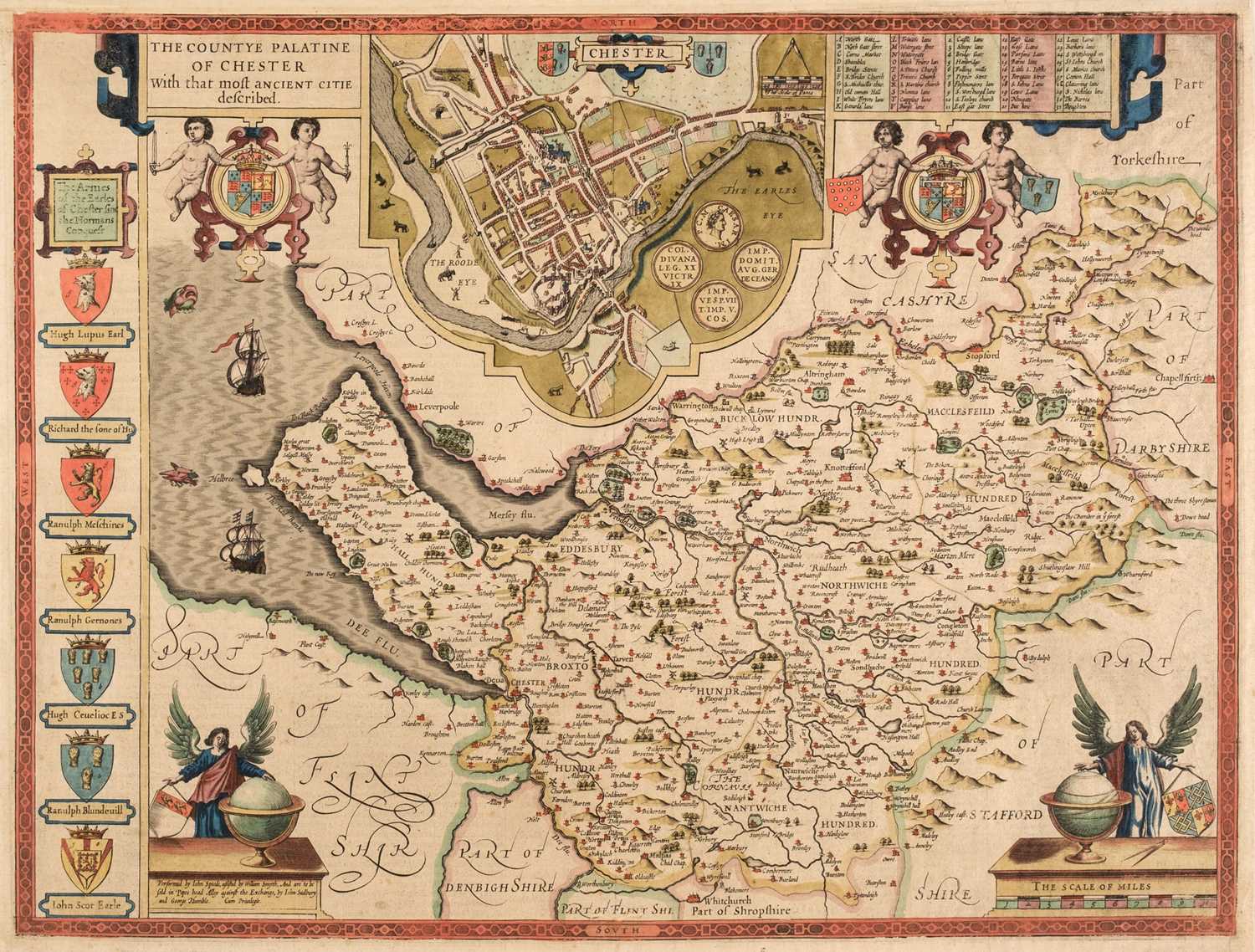 Lot 116 - Cheshire. Speed (John), The Countye Palatine