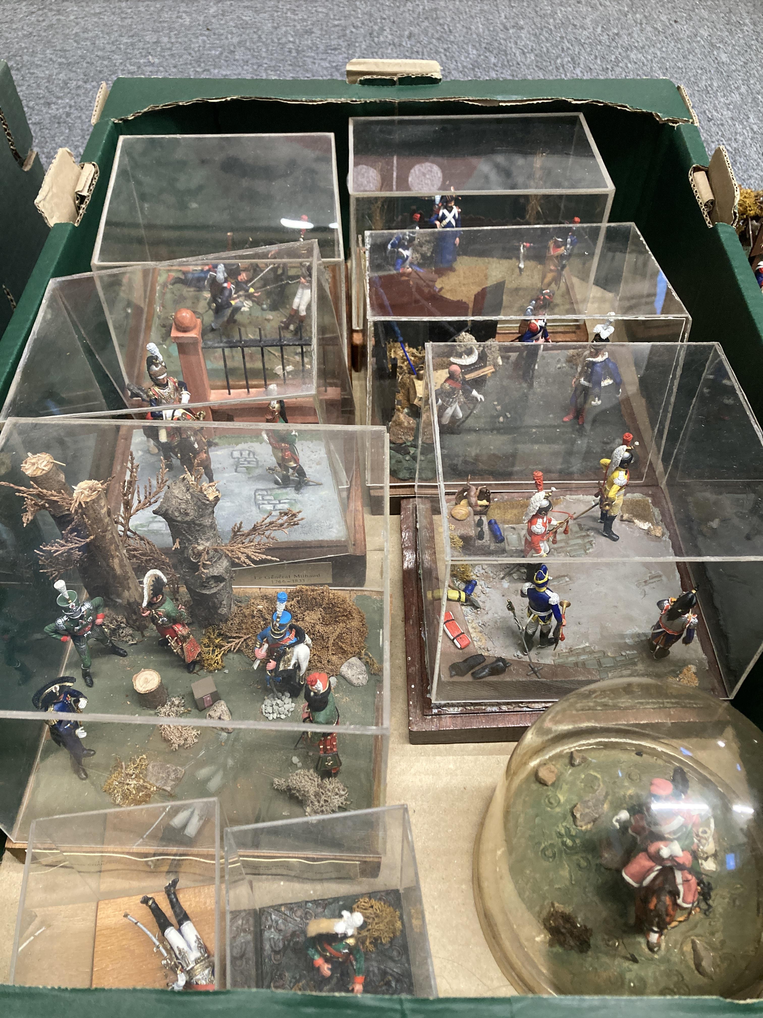Lot 67 - Dioramas. A collection of modern Napoleonic