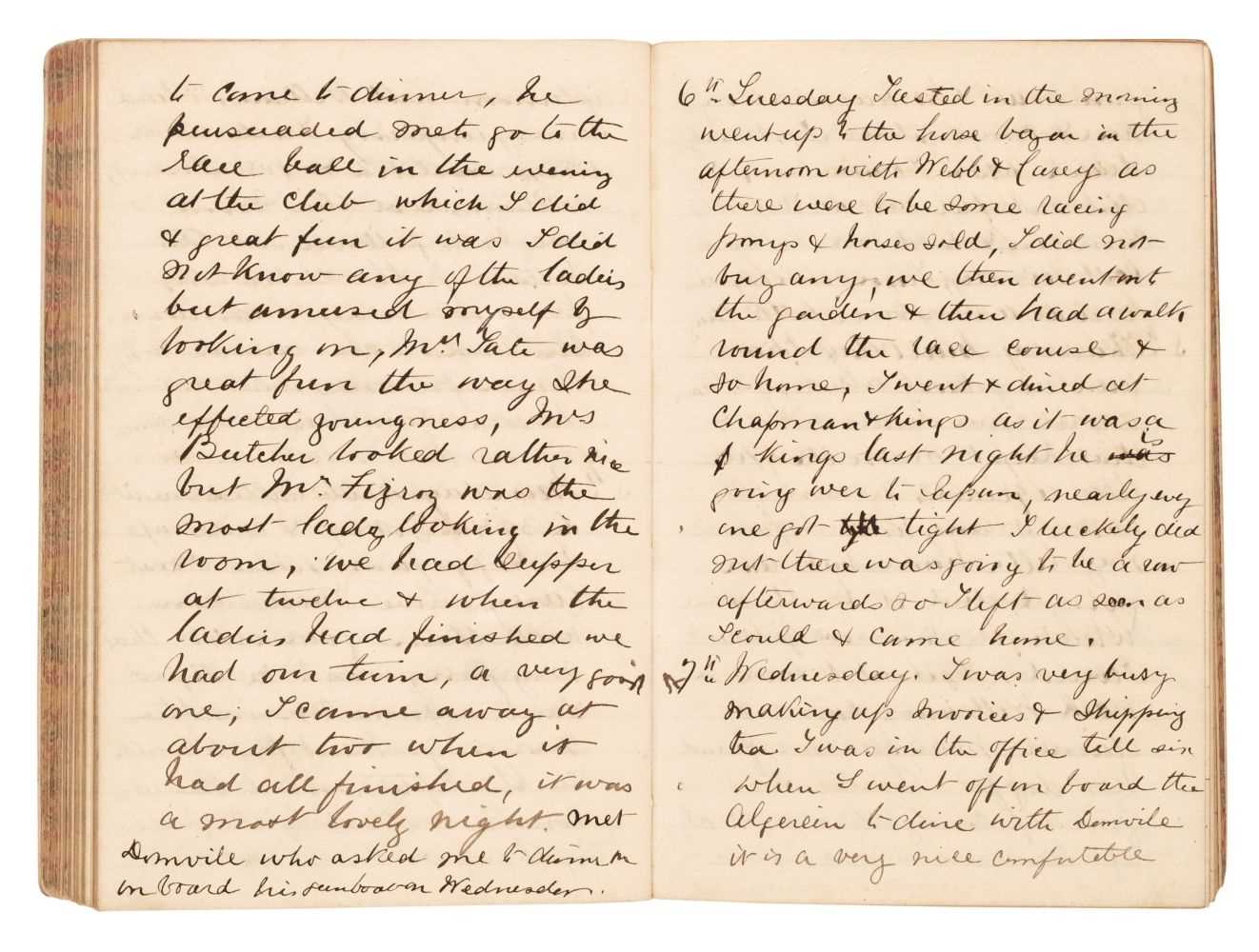 Lot 263 - China Diary. A manuscript diary written by