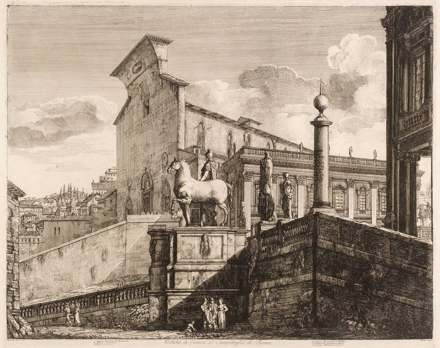 Lot 223 - Rossini (Luigi, 1790-1857). Veduta di Fianco