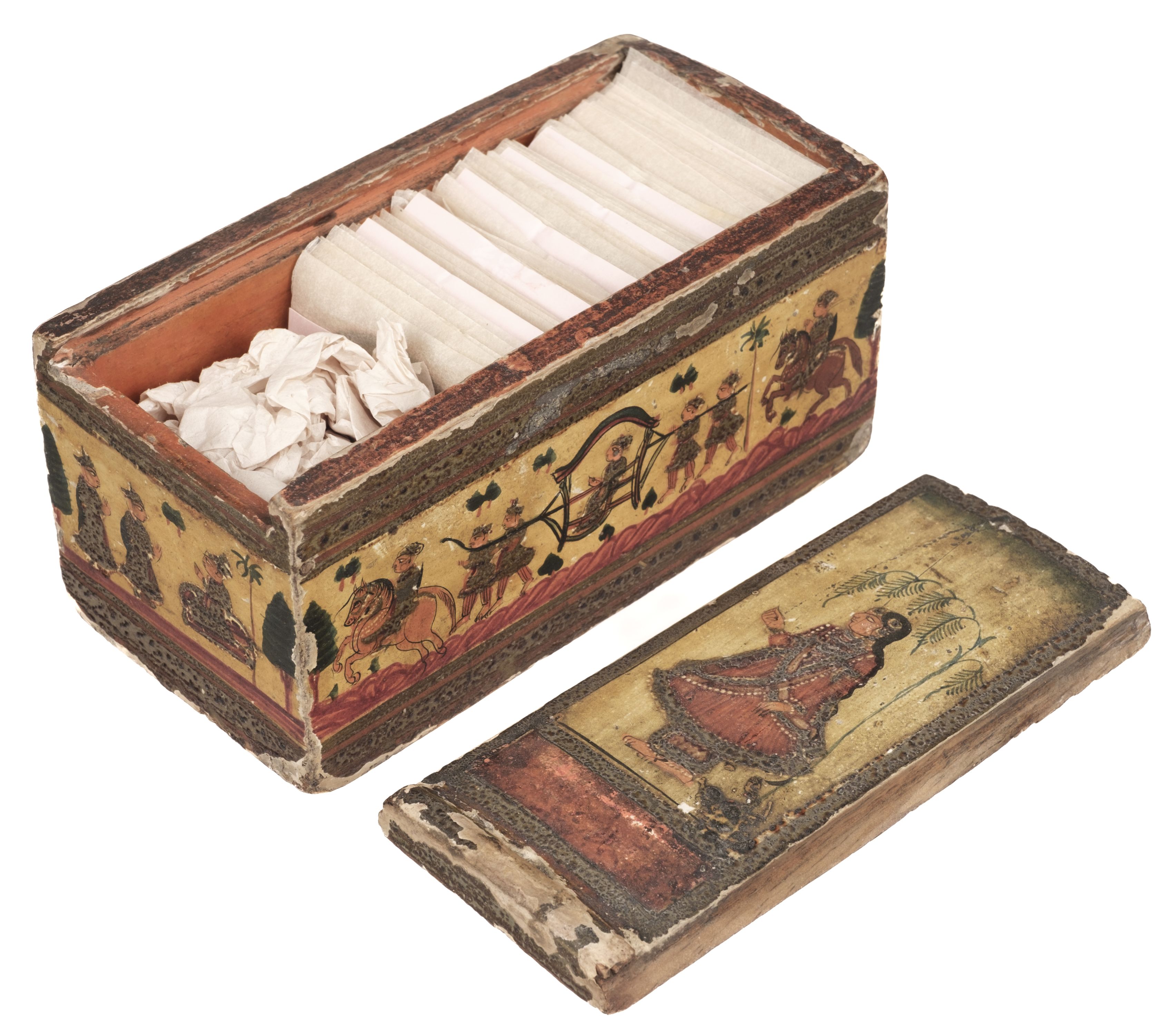 Lot 351 - Indian playing cards. Mogul Ganjifa,