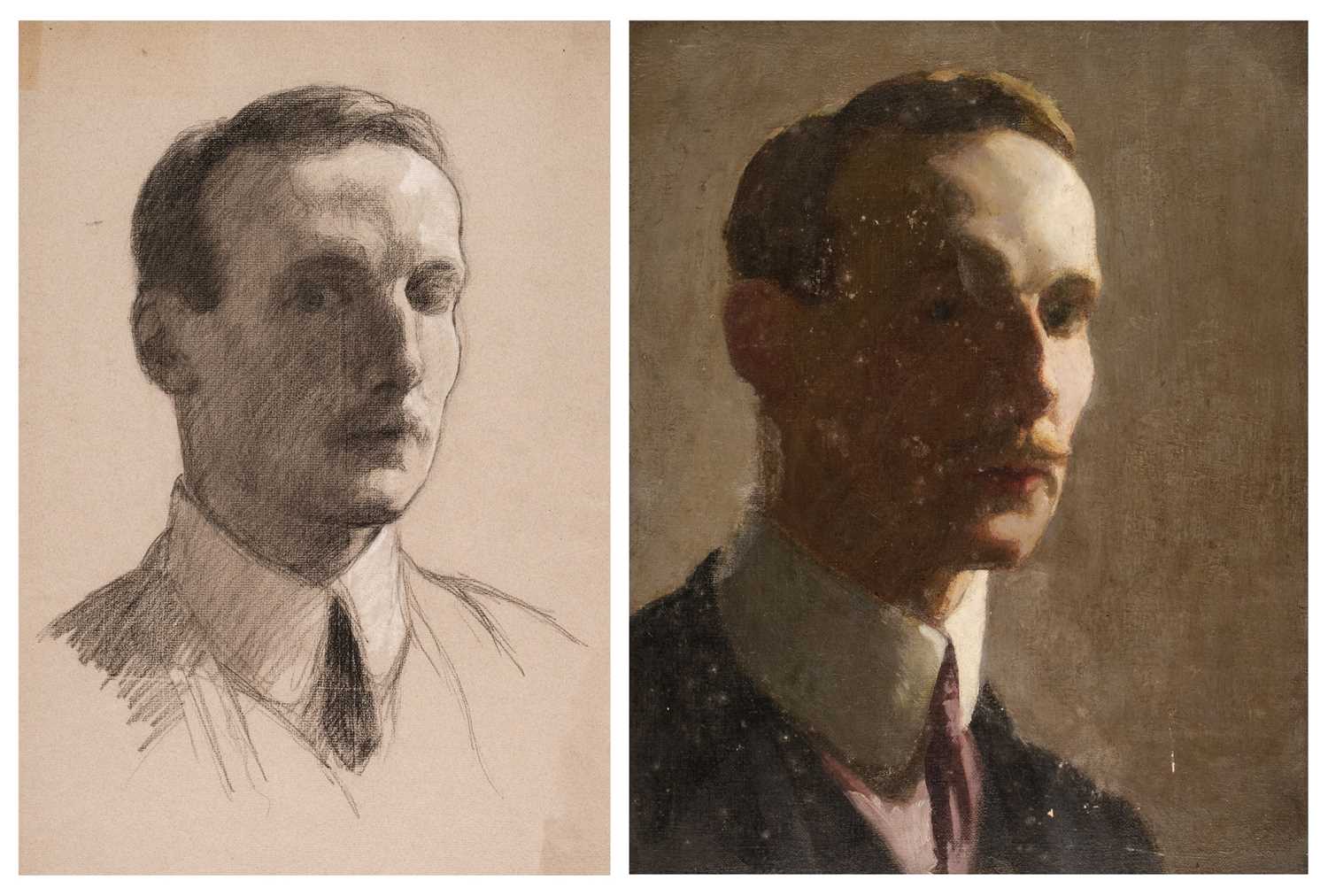 Lot 155 - French (Cecil, 1879-1953). Self-Portrait,