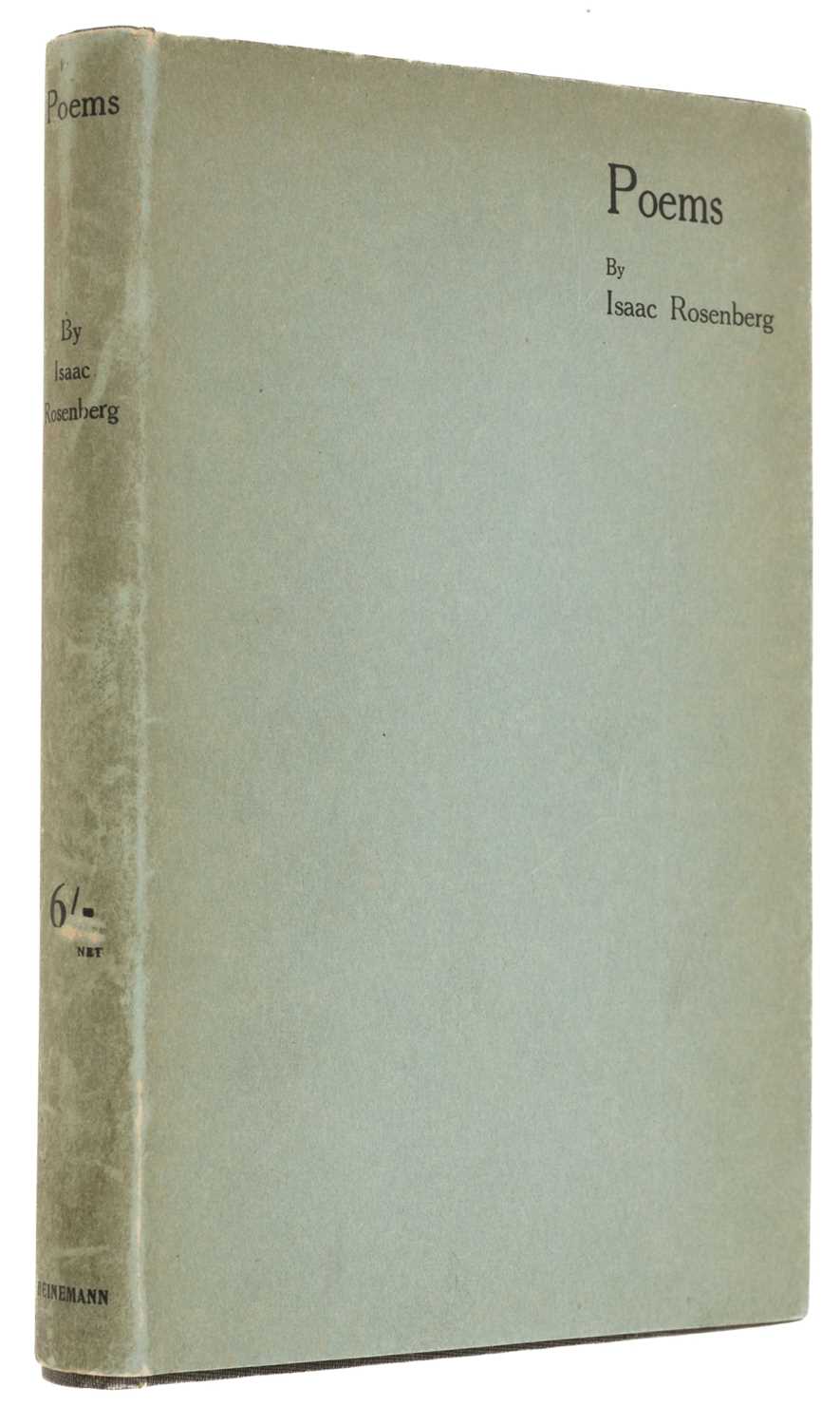 Lot 284 - Rosenberg (Isaac). Poems, 1st edition,