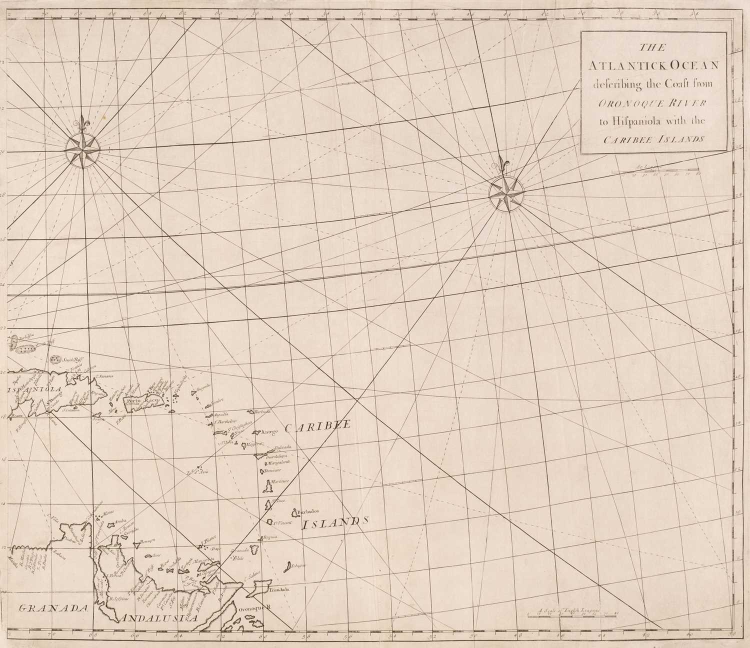 Lot 172 - Sea Charts. A New Chart of the Trading Part