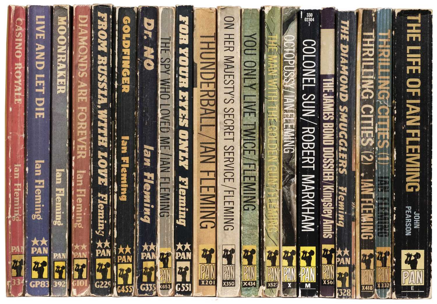 Lot 579 - Fleming (Ian). A set of all 14 James Bond