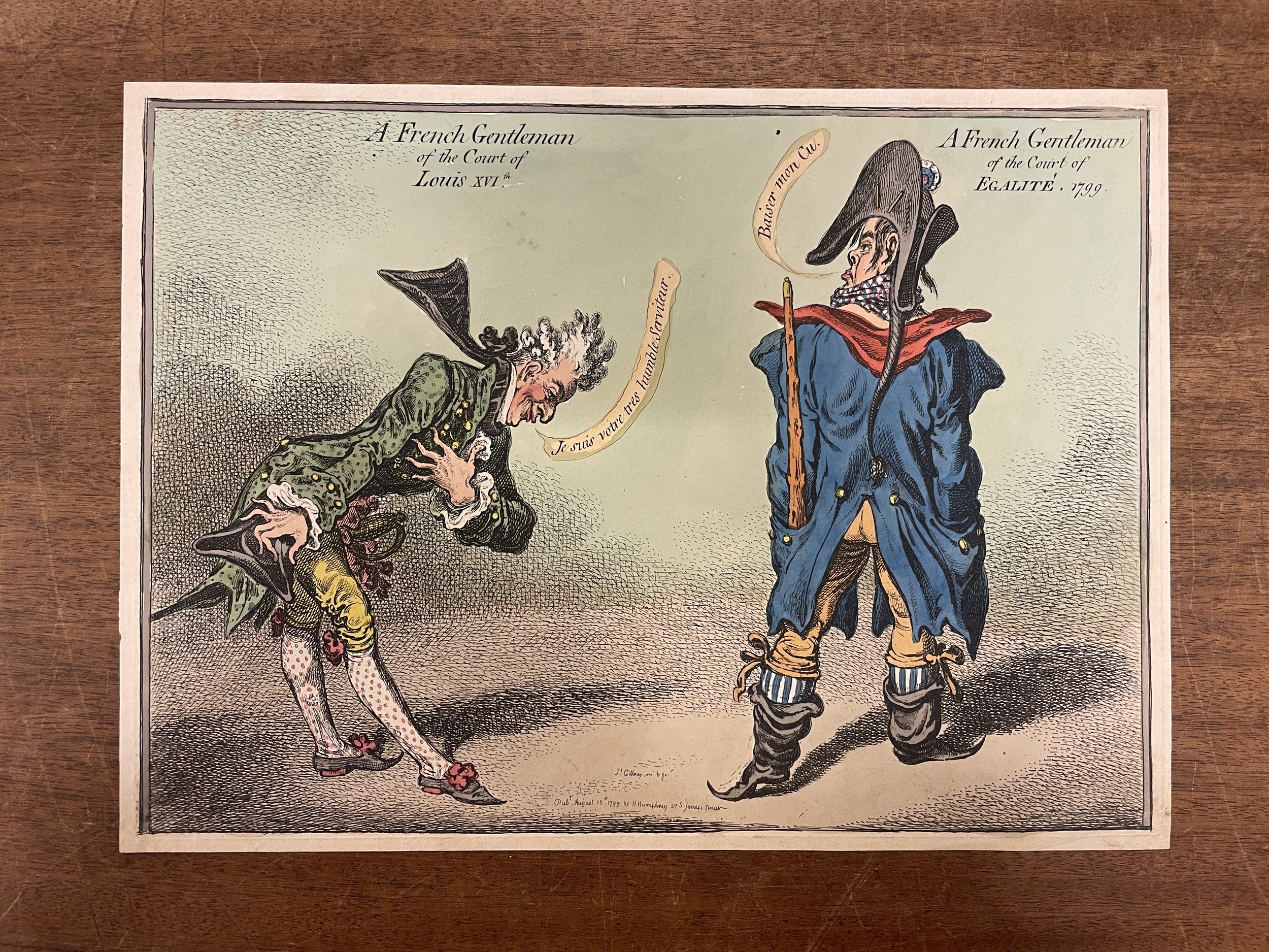 Lot 101 - Gillray (James). A French Gentleman of the