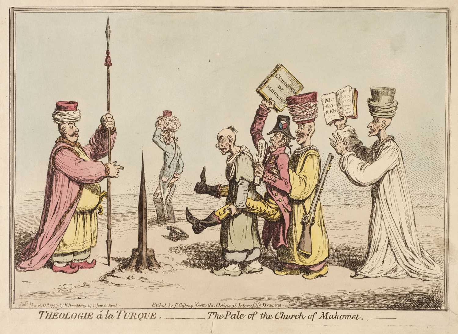 Lot 137 - Gillray (James). Théologie a la Turque.-The