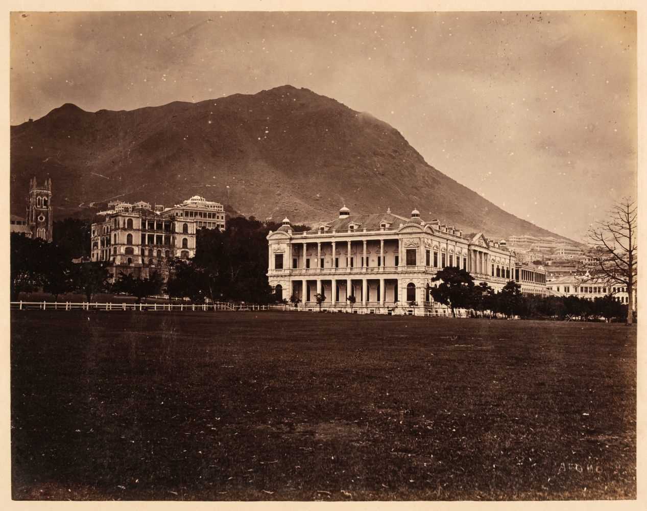 Lot 58 - Hong Kong. Central Parade Grounds by Afong, c.