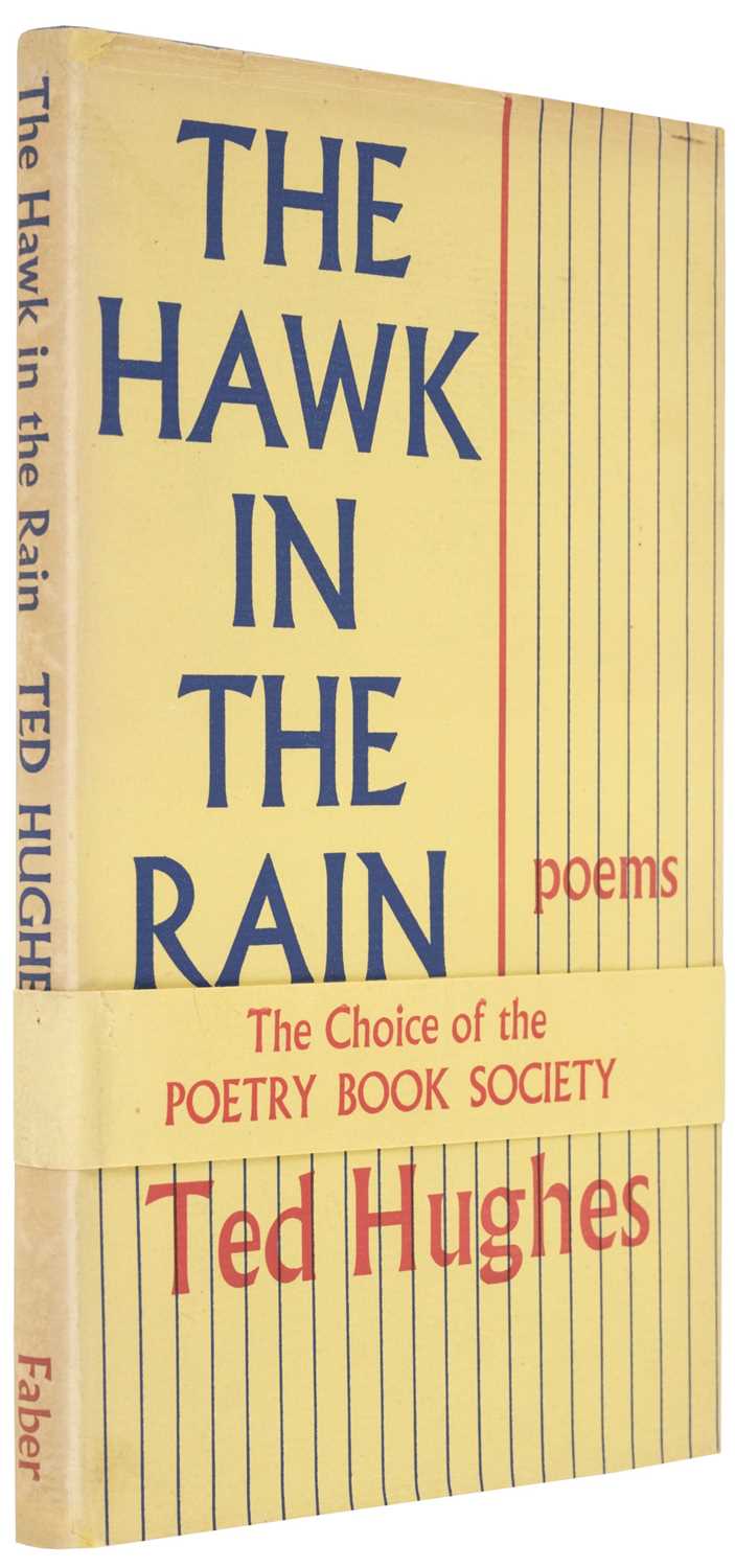 Lot 624 - Hughes (Ted). The Hawk in the Rain, 1st