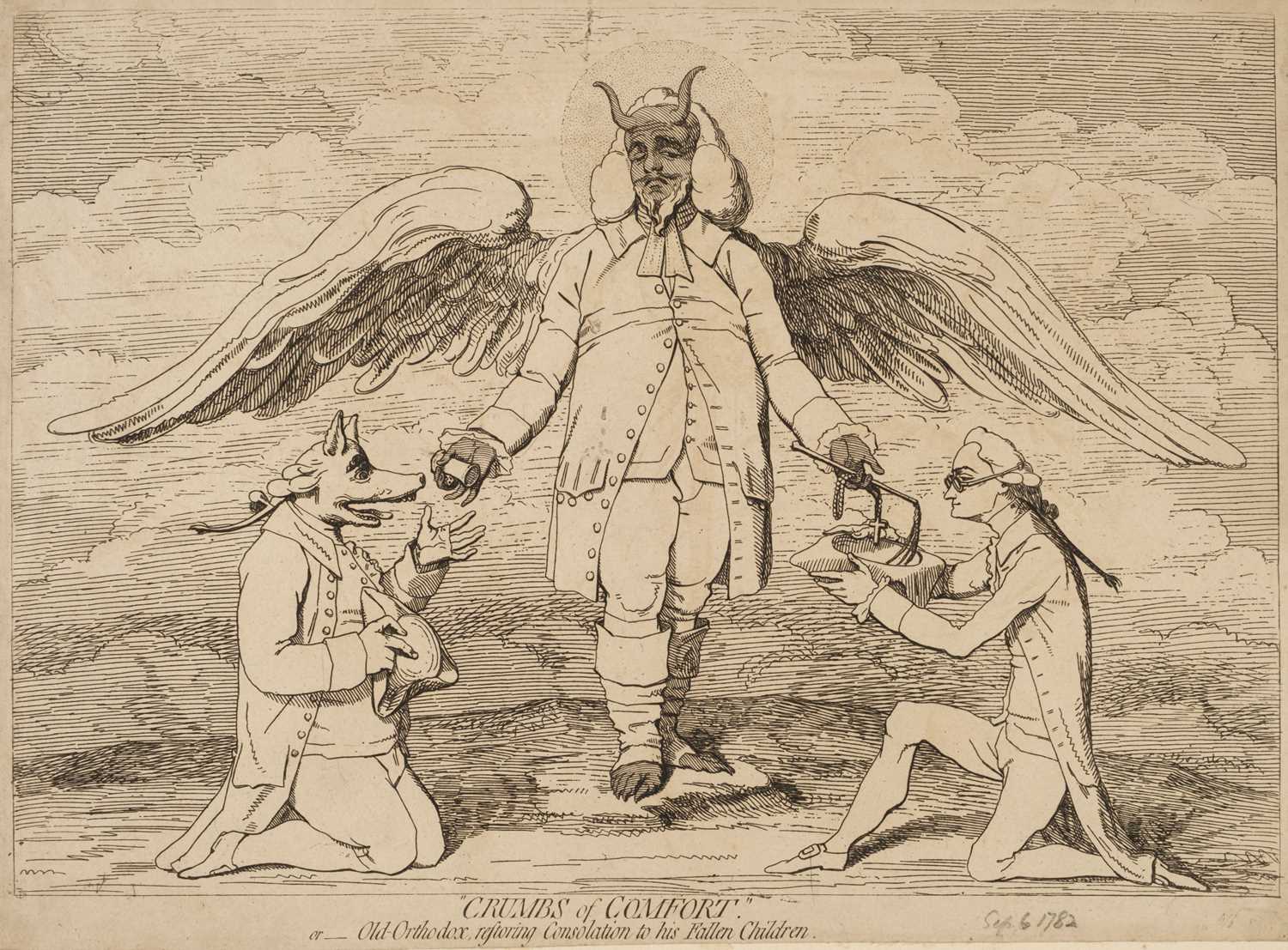 Lot 99 - Gillray (James). "Crumbs of comfort", London,