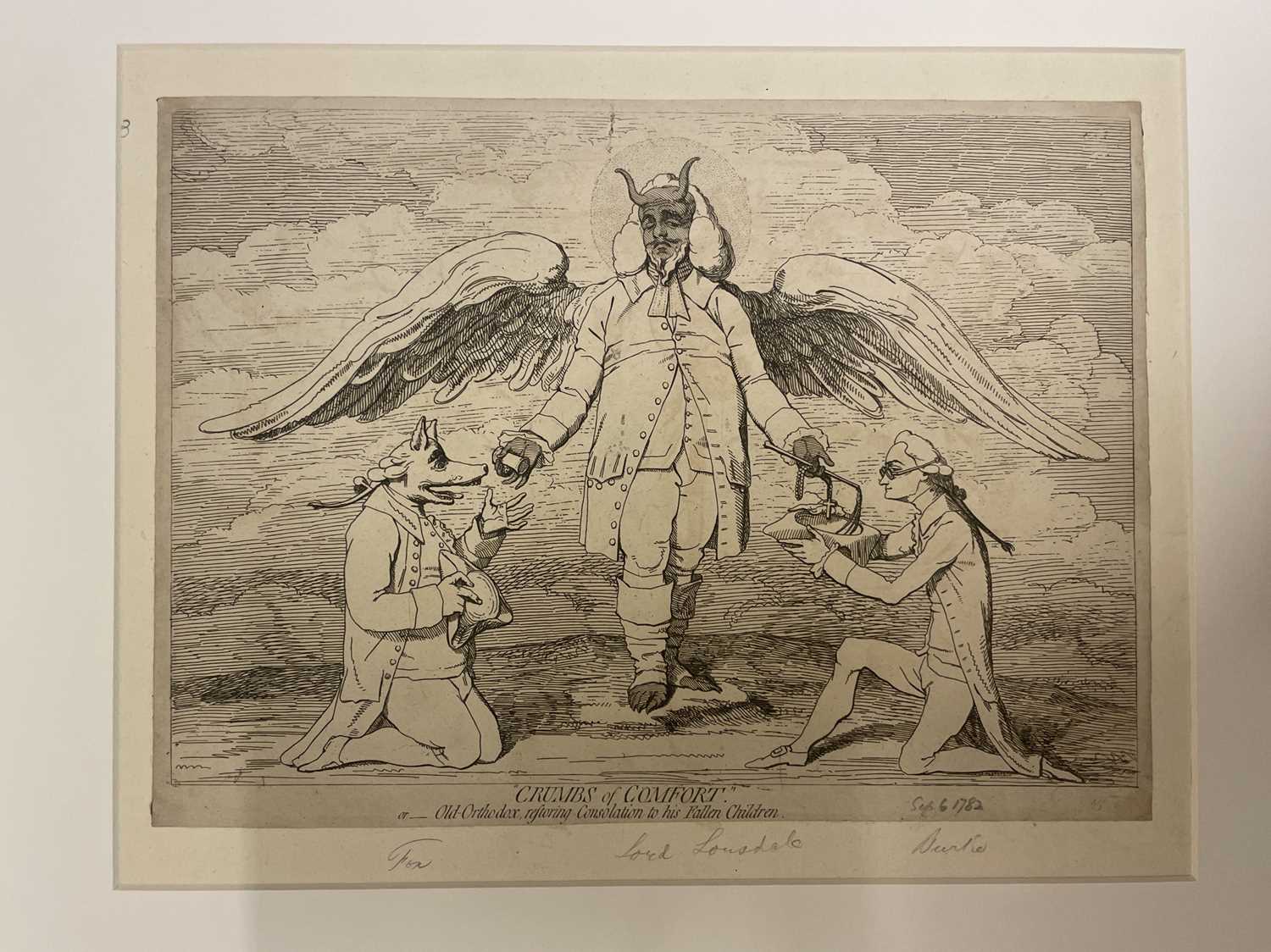 Lot 99 - Gillray (James). "Crumbs of comfort", London,