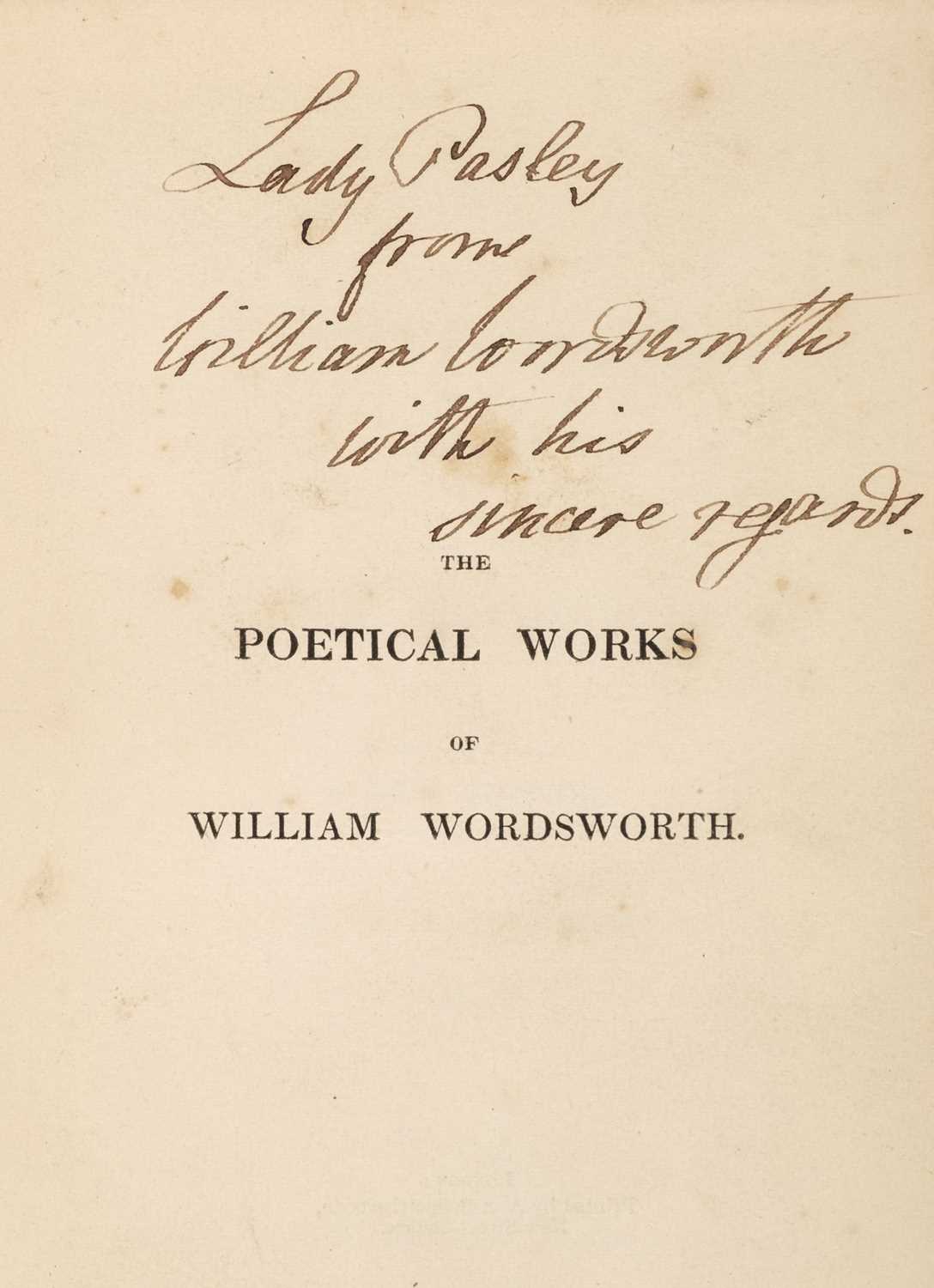 Lot 338 - Wordsworth (William). The Poetical Works, 4