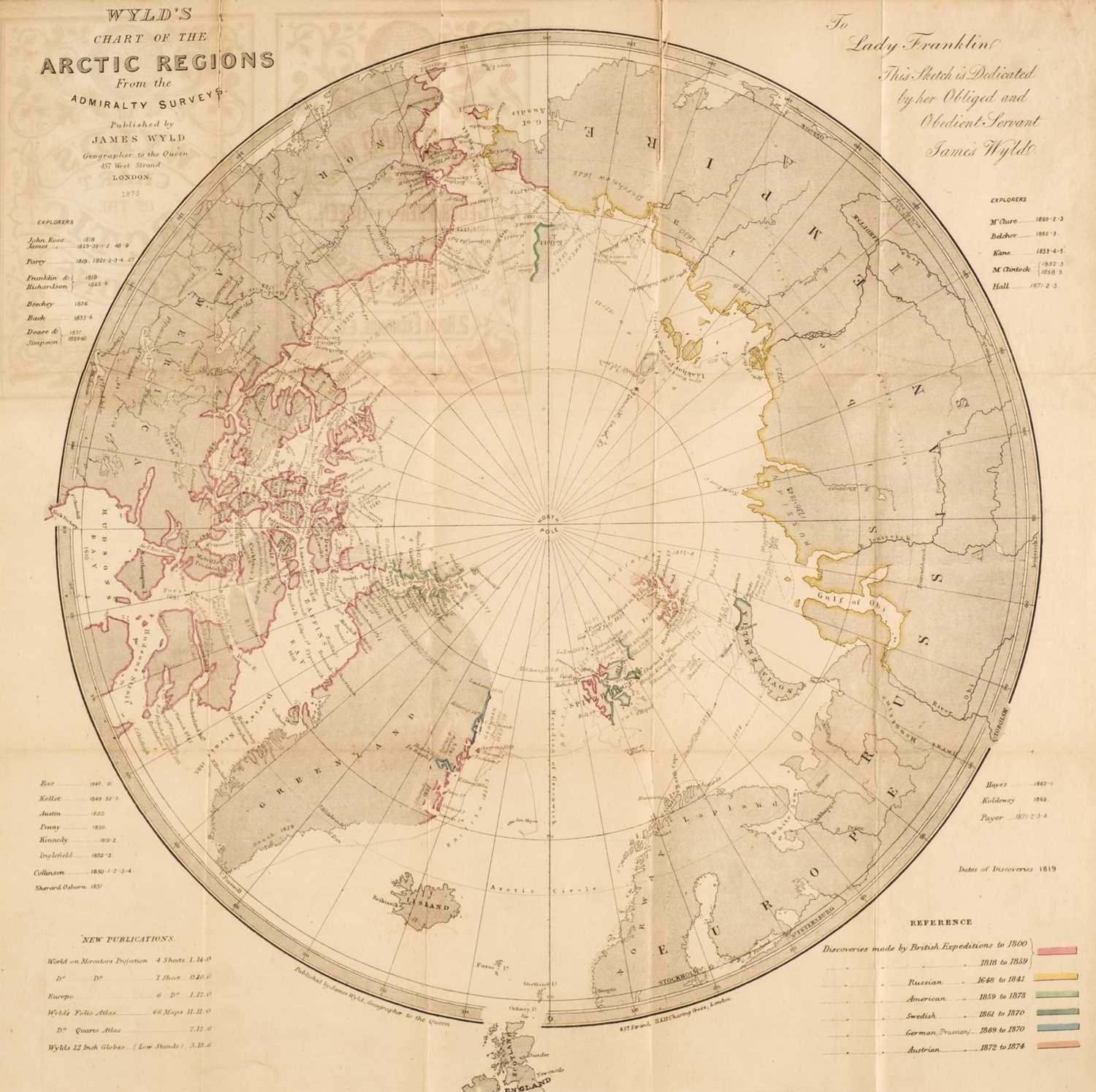 Lot 147 - Arctic Regions. Wyld (James), Wyld's Chart