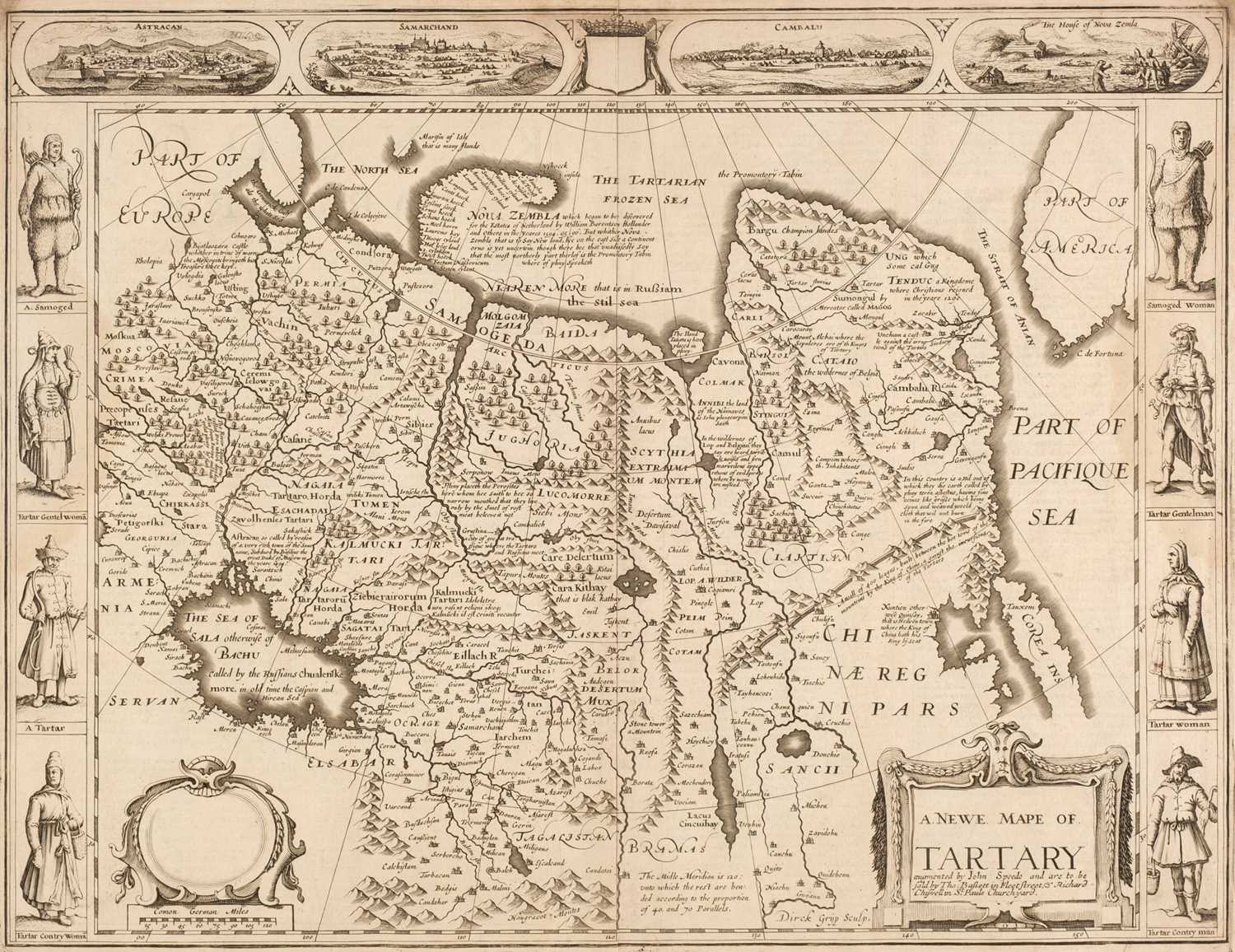 Lot 214 - Tartary. Speed (John), A New Mape of Tartary