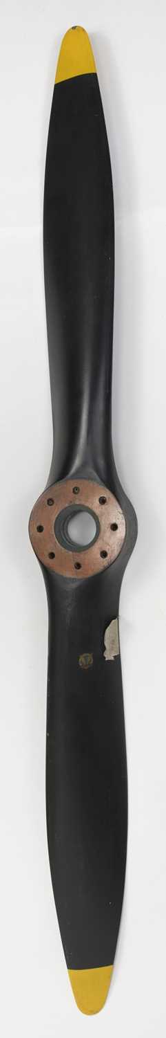 Lot 371 - Propeller. An RAF de Havilland Tiger Moth