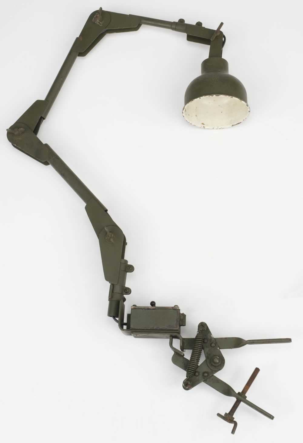 Lot 376 - Red Ball Express Lamp. A WWII American