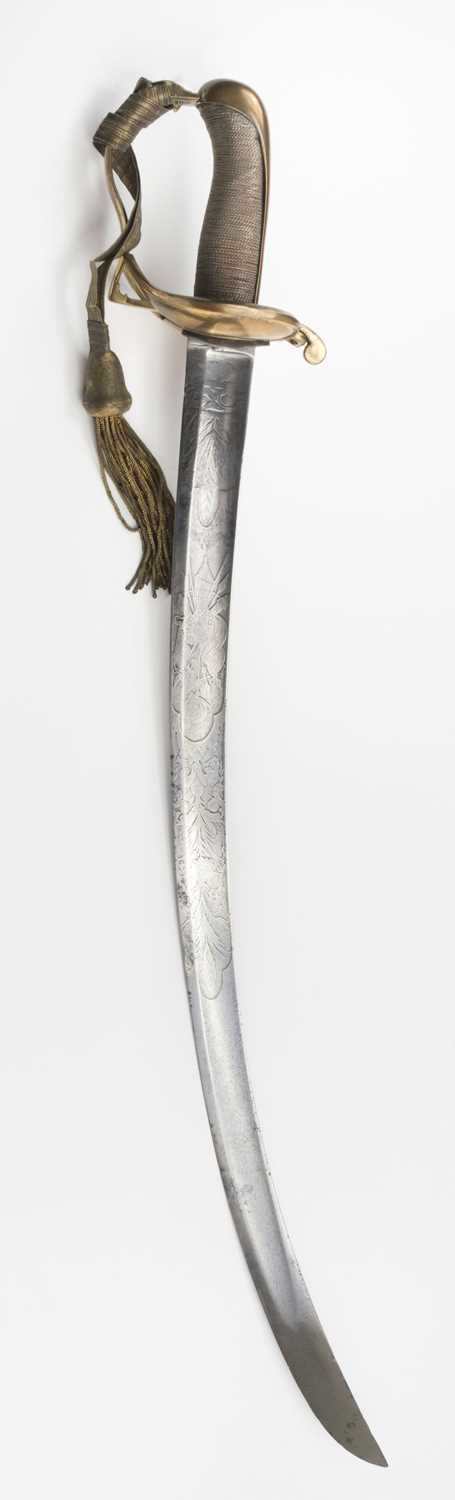 Lot 134 - Sword. A George III 1796 variant sword