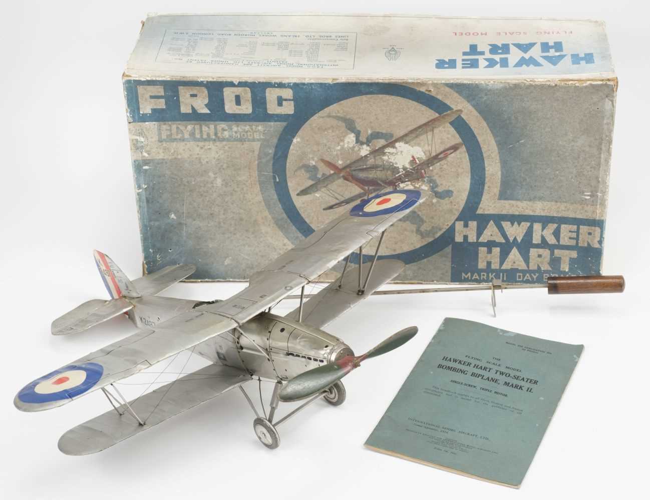 Lot 359 - Frog Hawker Hart Flying Model Aeroplane,