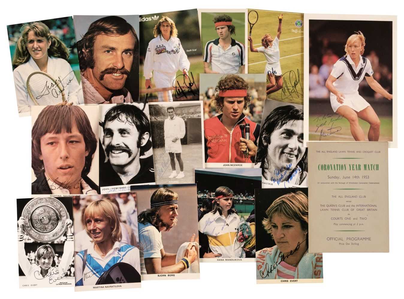 Lot 242 - Tennis. A collection of approximately 55 ink