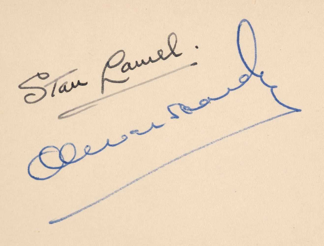 Lot 178 - Laurel (Stan, 1890-1965) & Hardy (Oliver,