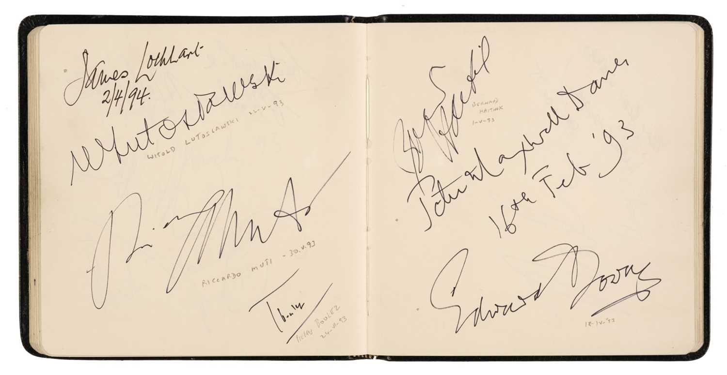 Lot 237 - Politics & The Arts. An Autograph Album