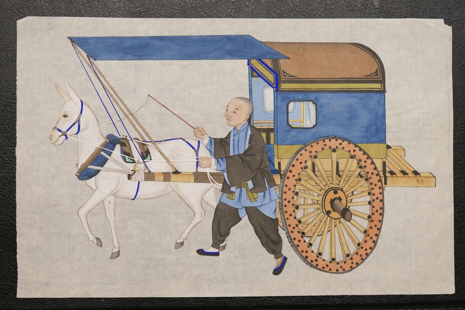 Lot 105 - Chinese Pith Paintings. A Collection of Six