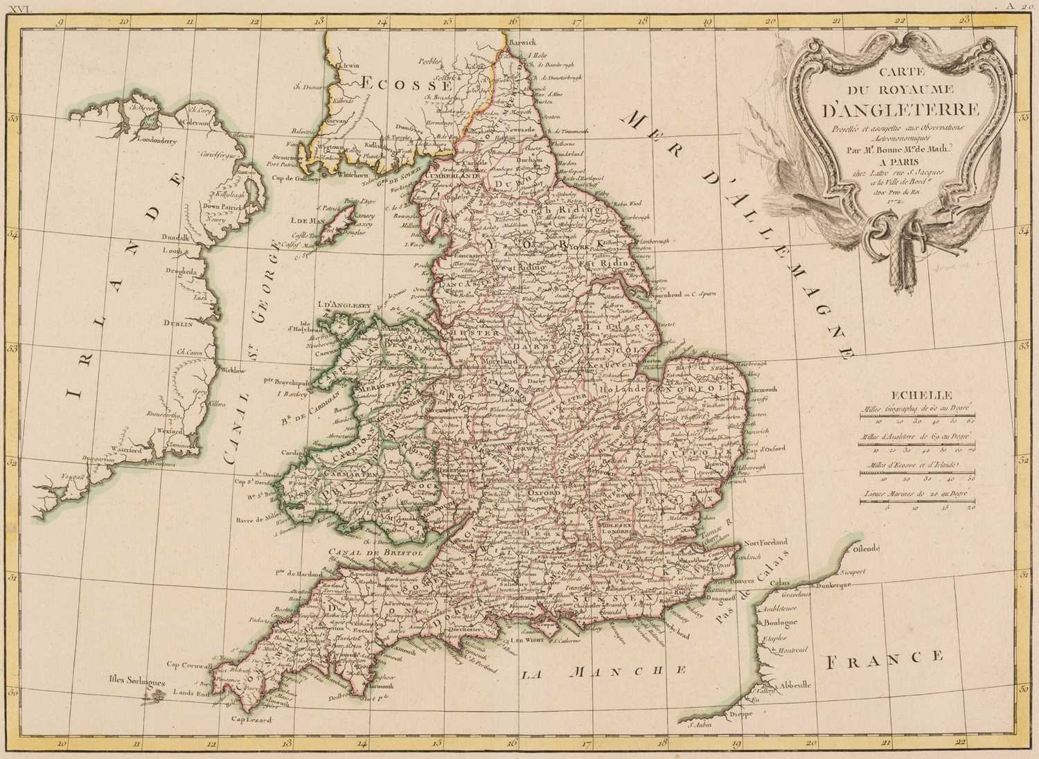 Lot 90 - British Isles. Bonne (Rigobert). Three maps