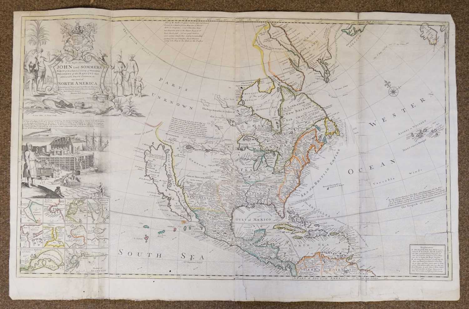 Lot 113 - North America. Moll (Herman)..., This Map of