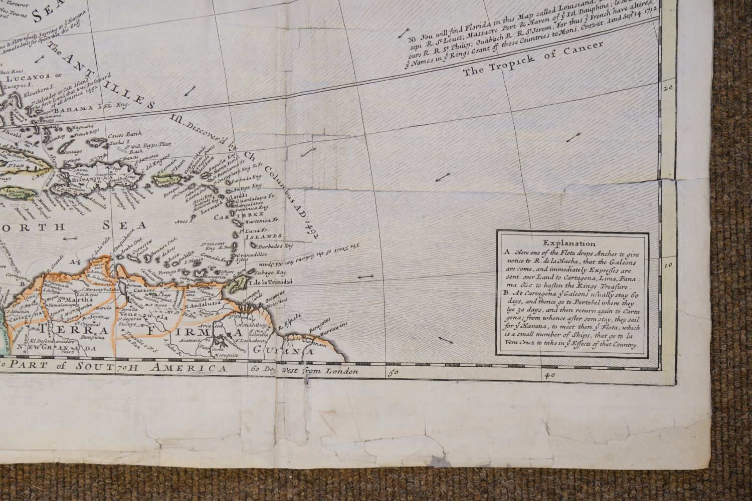 Lot 113 - North America. Moll (Herman)..., This Map of