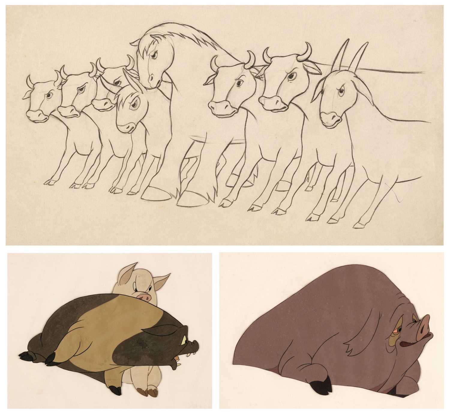 Lot 505 - Animal Farm. Three original animations from