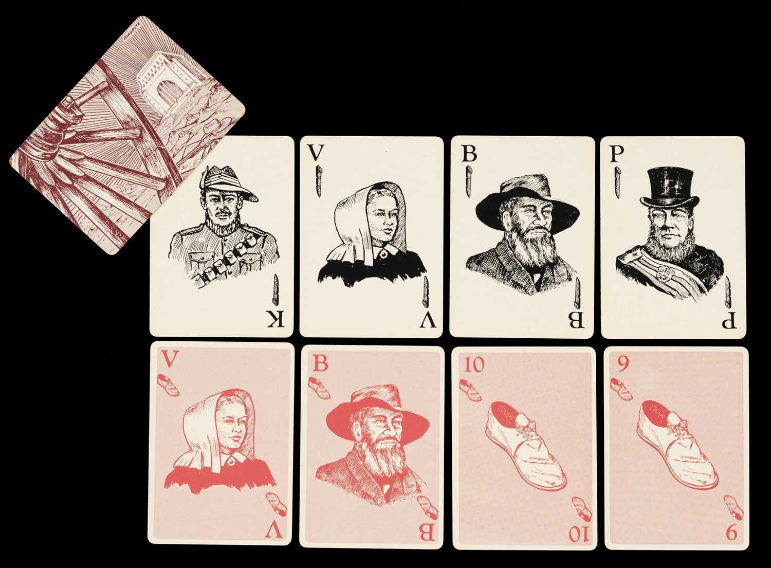 Lot 408 - Playing cards. Boer deck, Parow, South