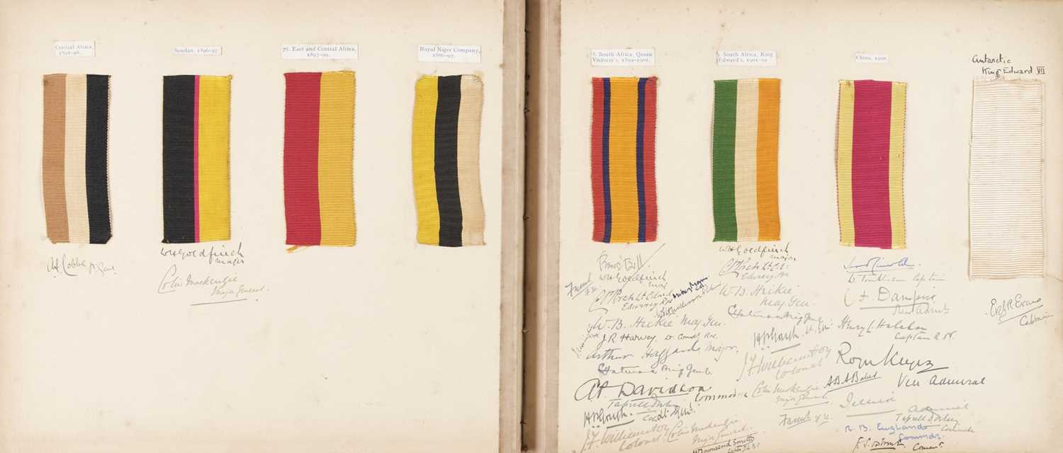 Lot 75 - Ribbons of Medals, Orders & Decorations. An