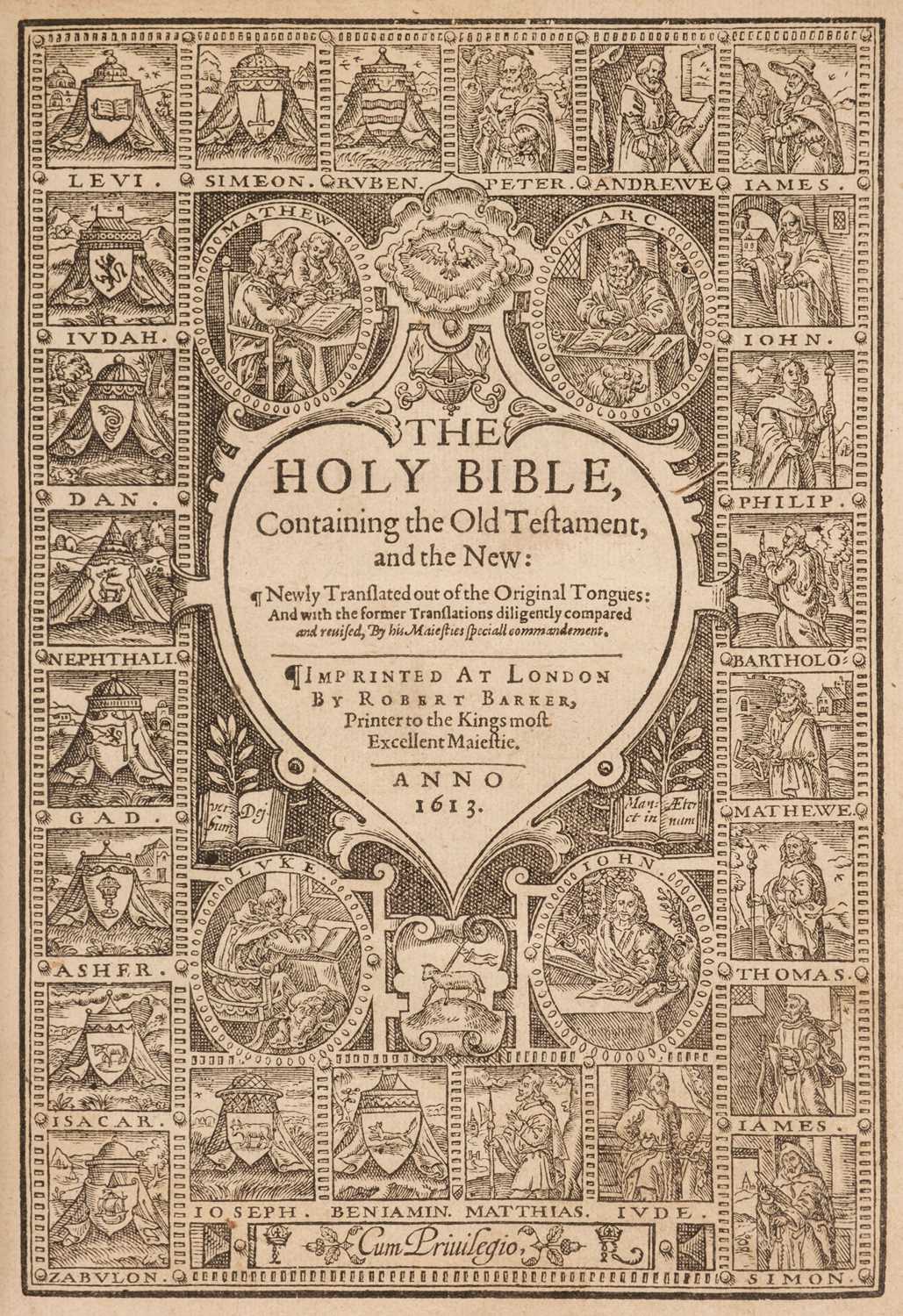 Lot 213 - Bible [English]. The Holy Bible, containing
