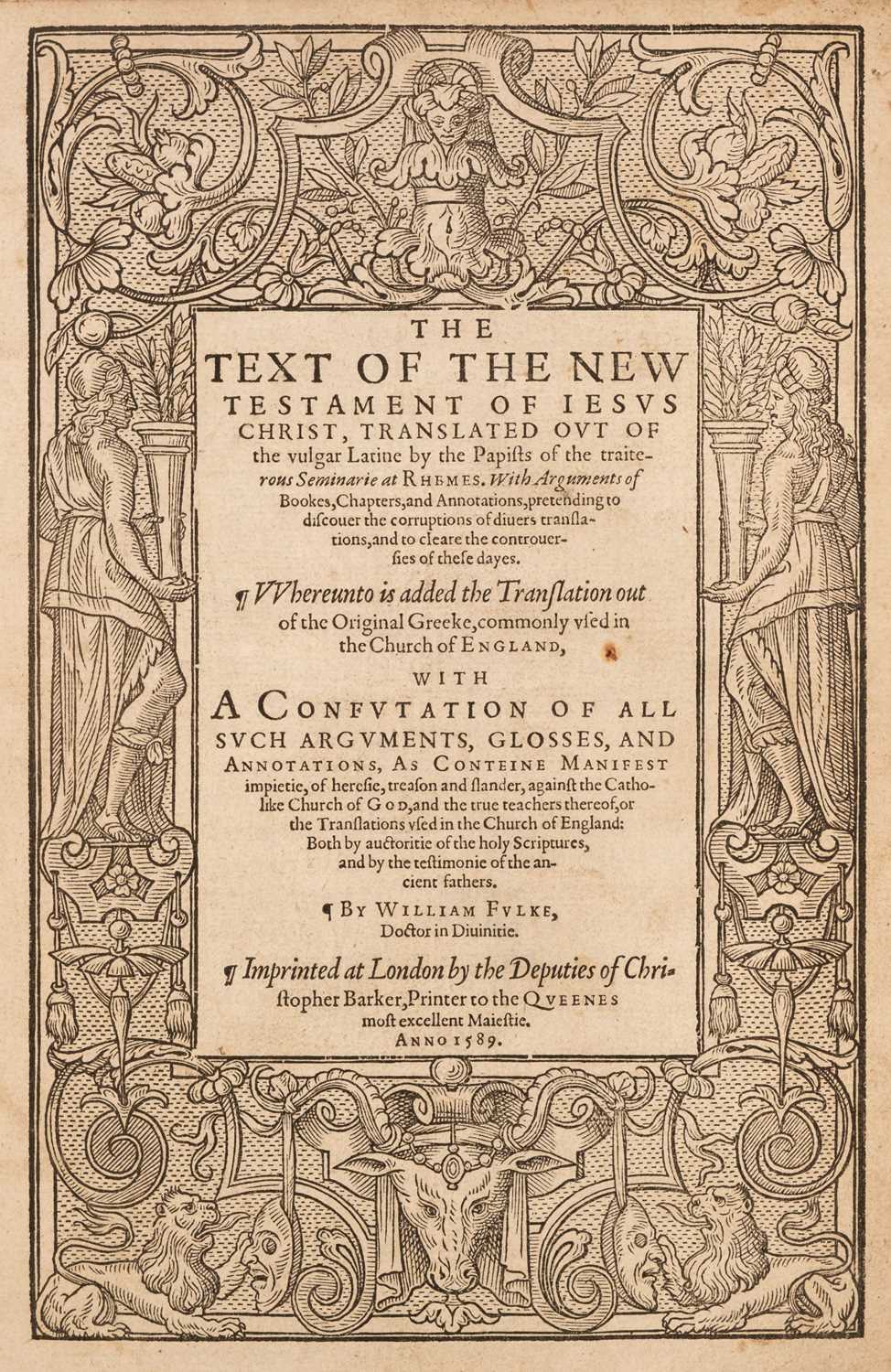 Lot 201 - New Testament [English]. The text of the New