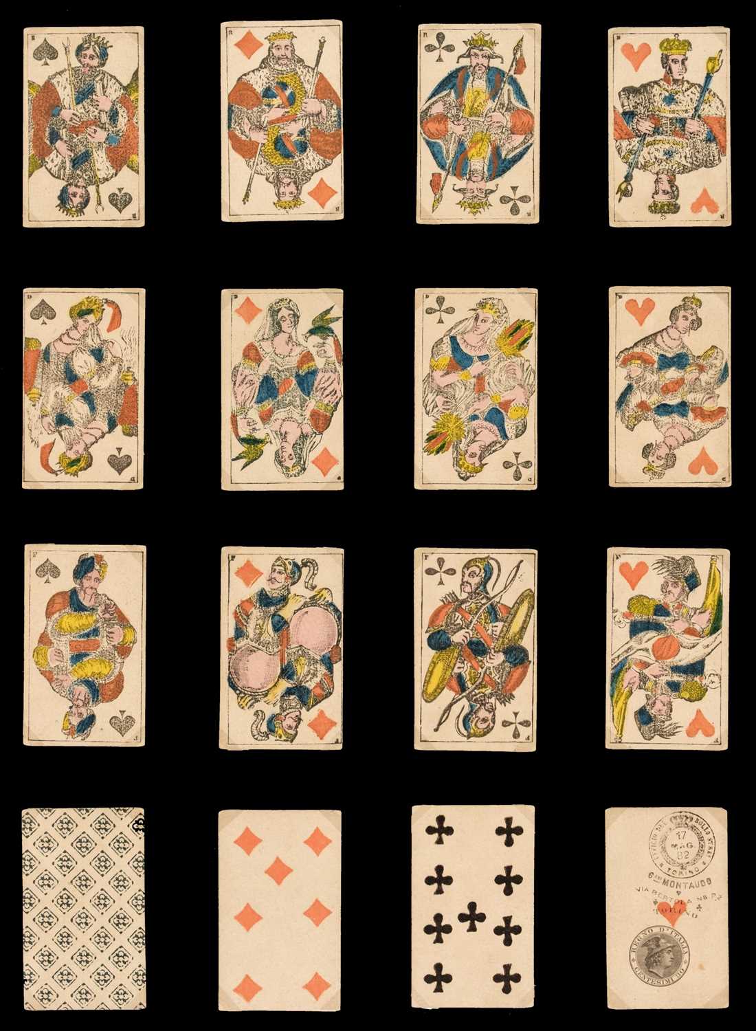 Lot 350 - Italian playing cards. Torino: Giavanni