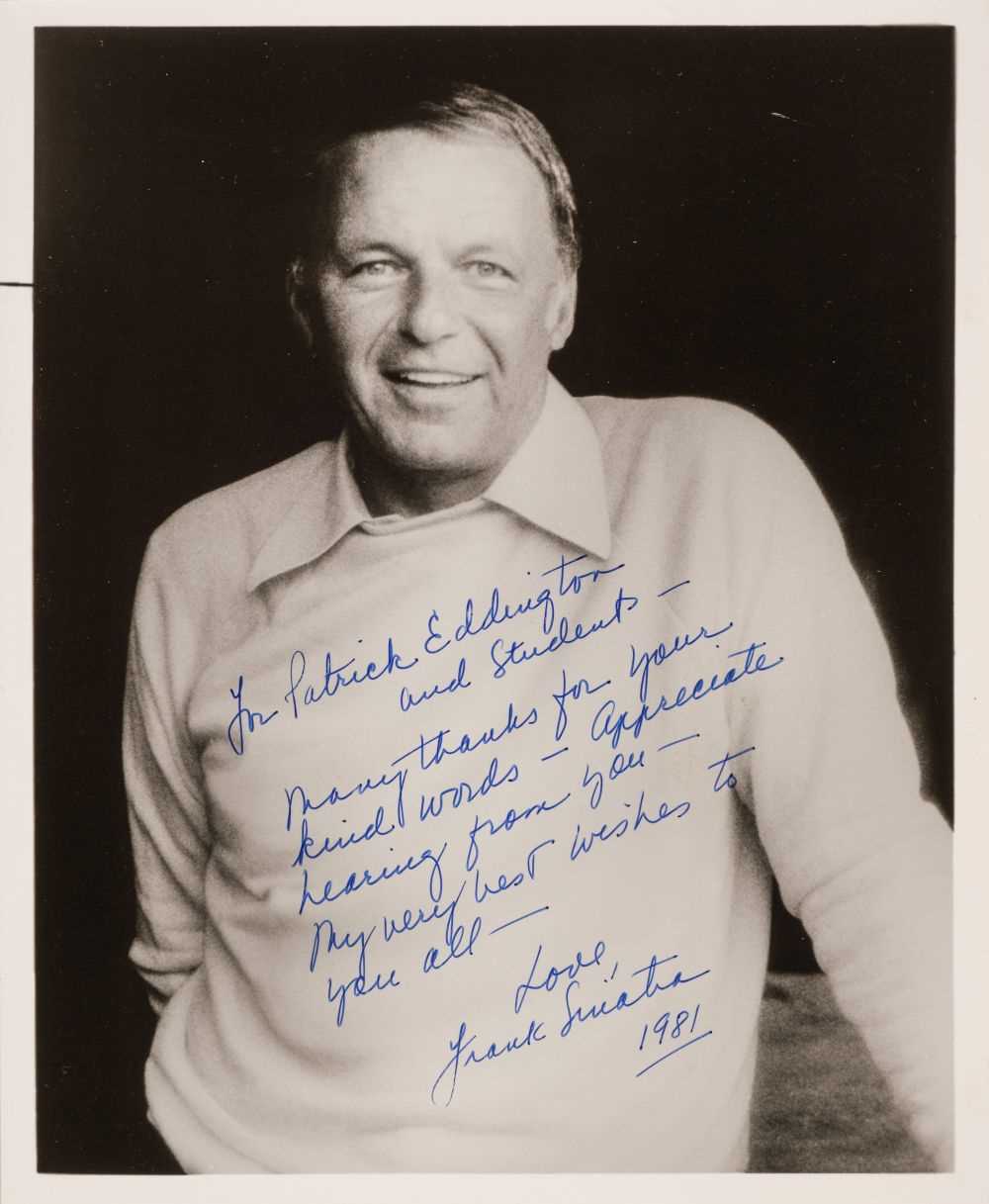 Lot 88 - Sinatra (Frank, 1915-1998), American singer