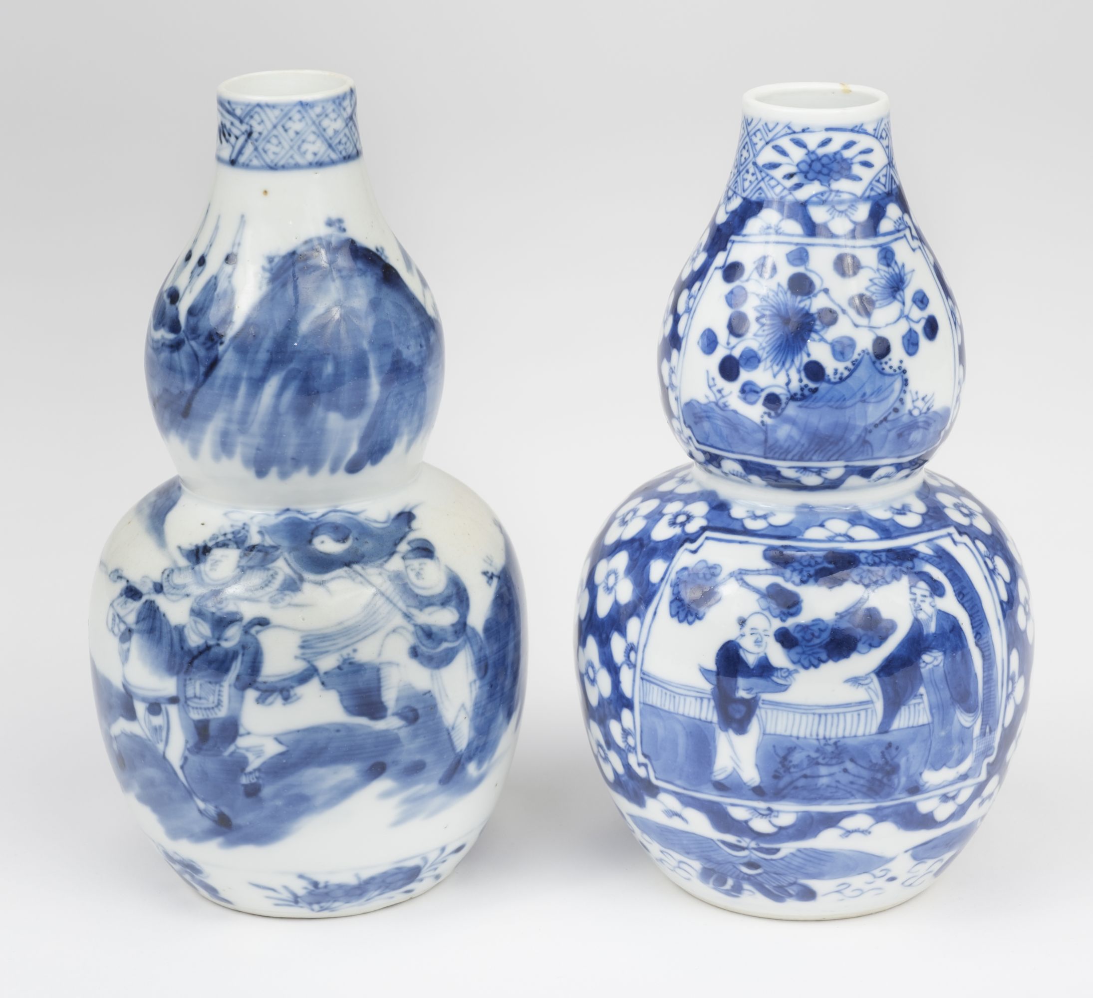 Lot 666 - Vases. Two Chinese blue and white porcelain