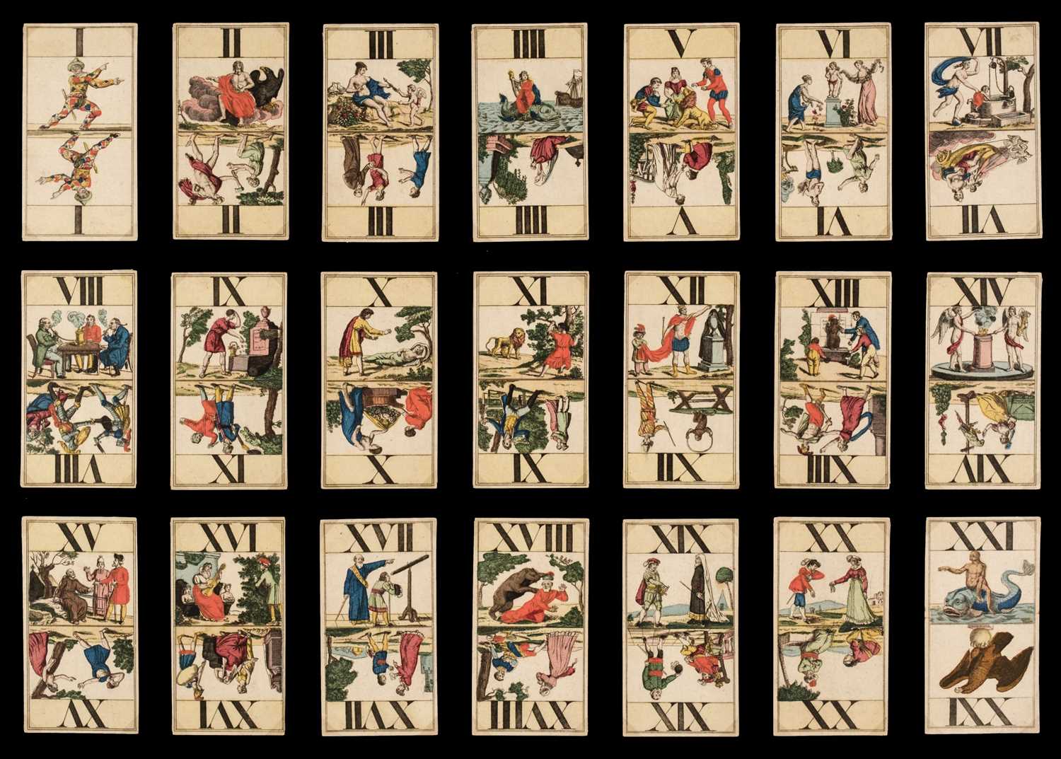 Lot 506 - German tarot. Mythological and Literary