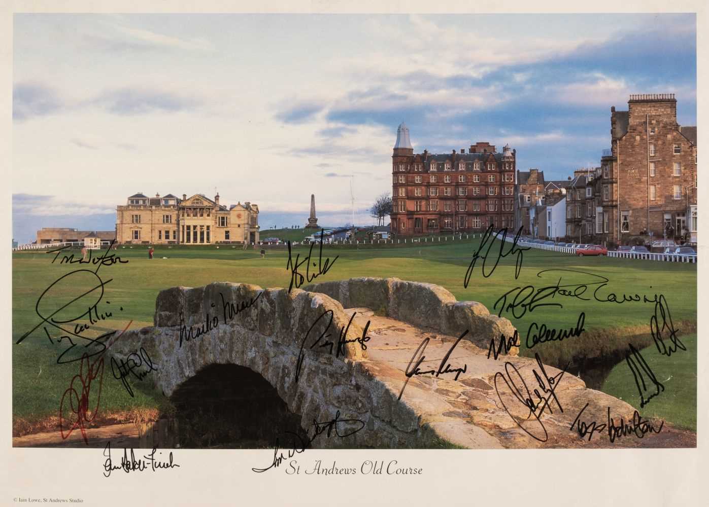 Lot 85 - Golfing Autographs. St Andrews Old Course,