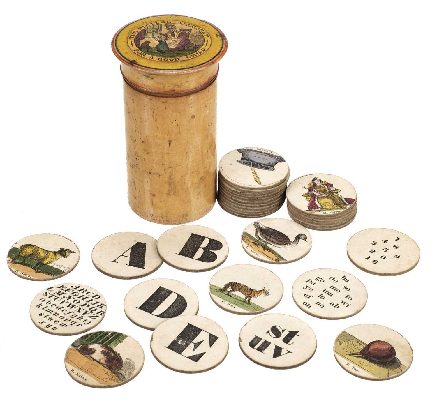 Lot 470 - Educational Alphabet Game. The Picture