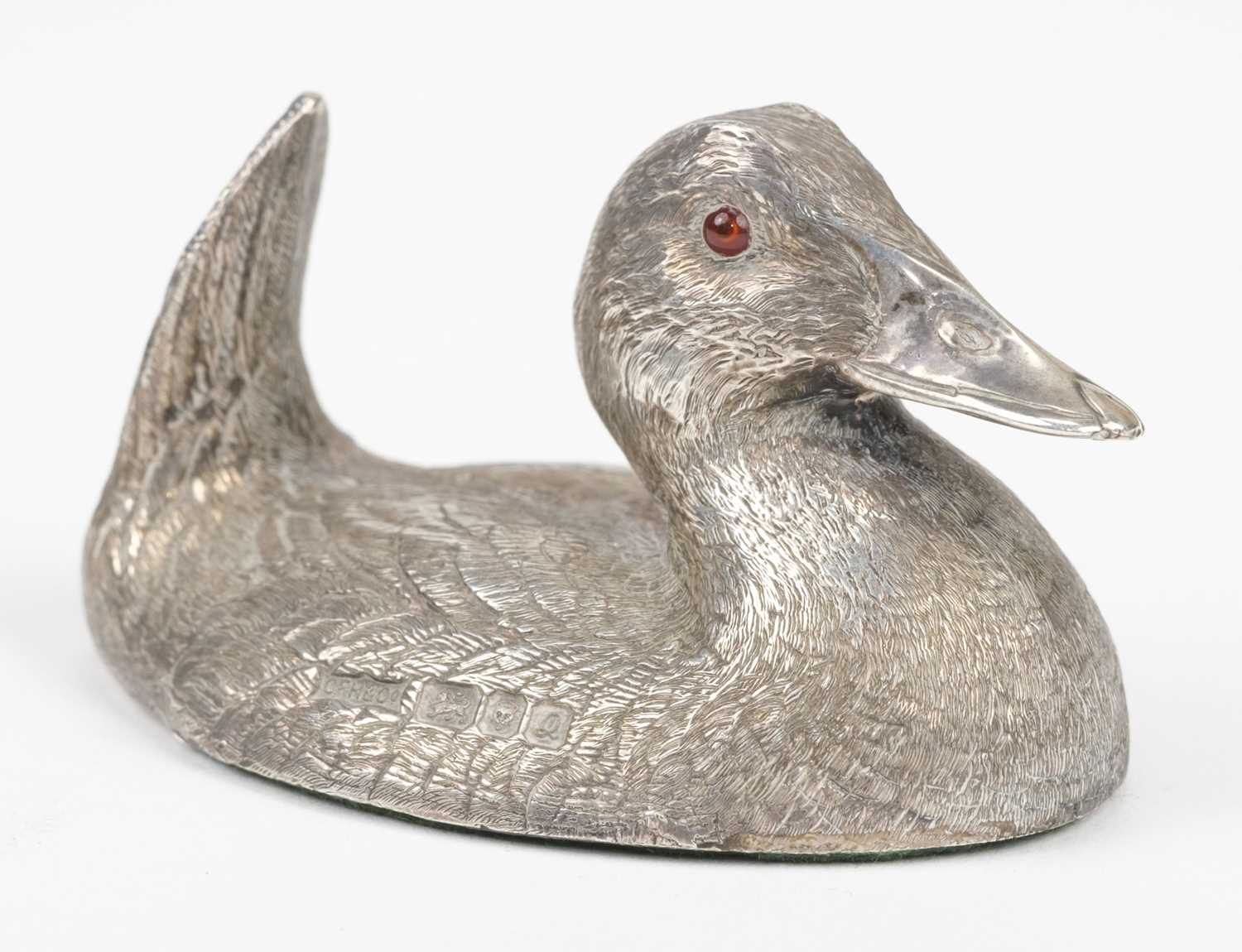 Lot 752 - Bennett (Val, 1923-2013). A silver duck by
