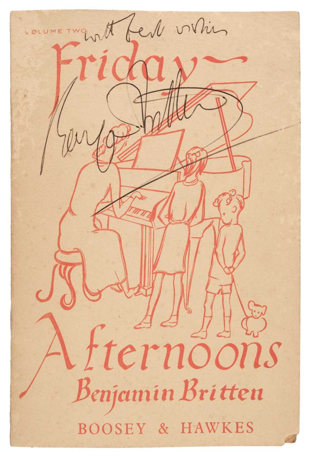 Lot 430 - Britten (Benjamin). Friday Afternoons,